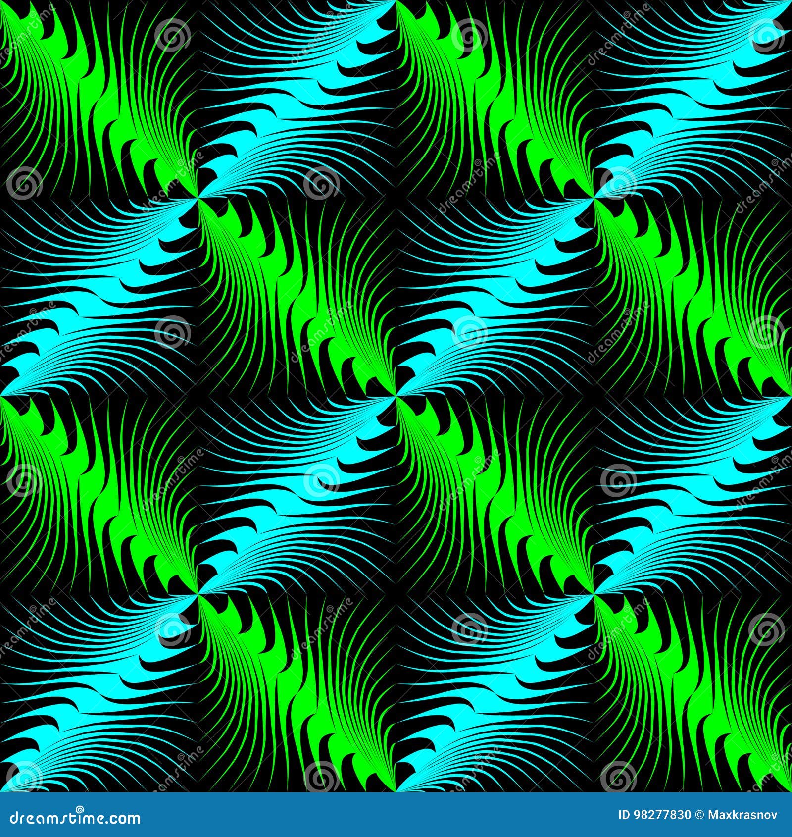 Seamless Gradient Pattern. Abstract Green and Blue Graphic Design Stock ...