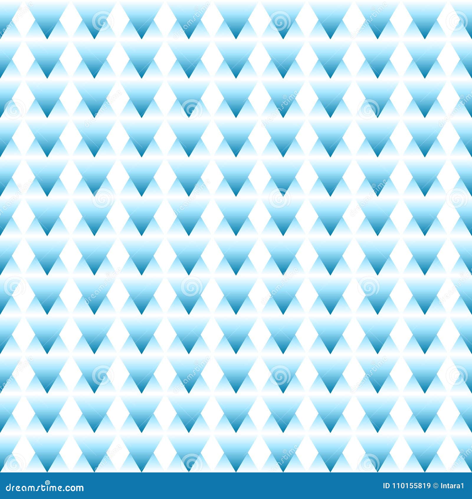 Seamless Gradient Pattern of Light-blue Diamond Shapes on White ...