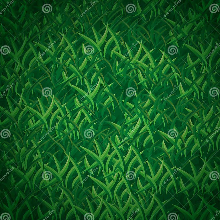Seamless Grass Pattern stock vector. Illustration of gardening - 33935690