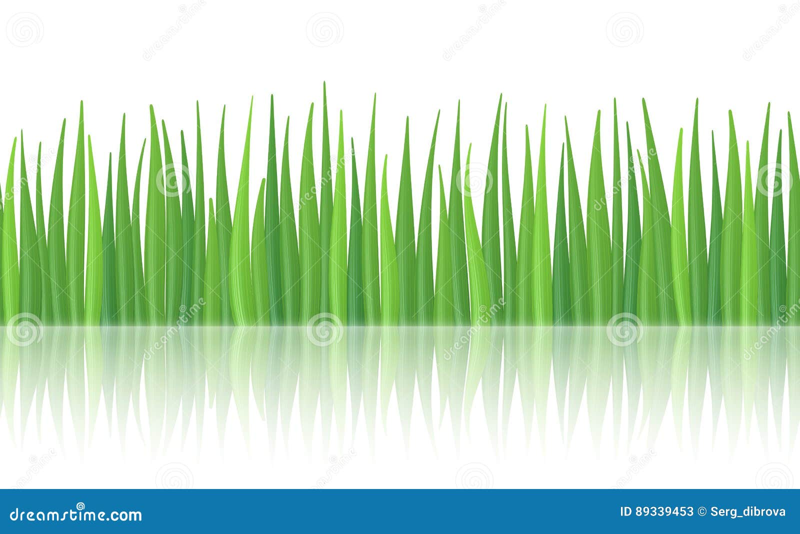 Seamless grass pattern stock vector. Illustration of meadow - 89339453