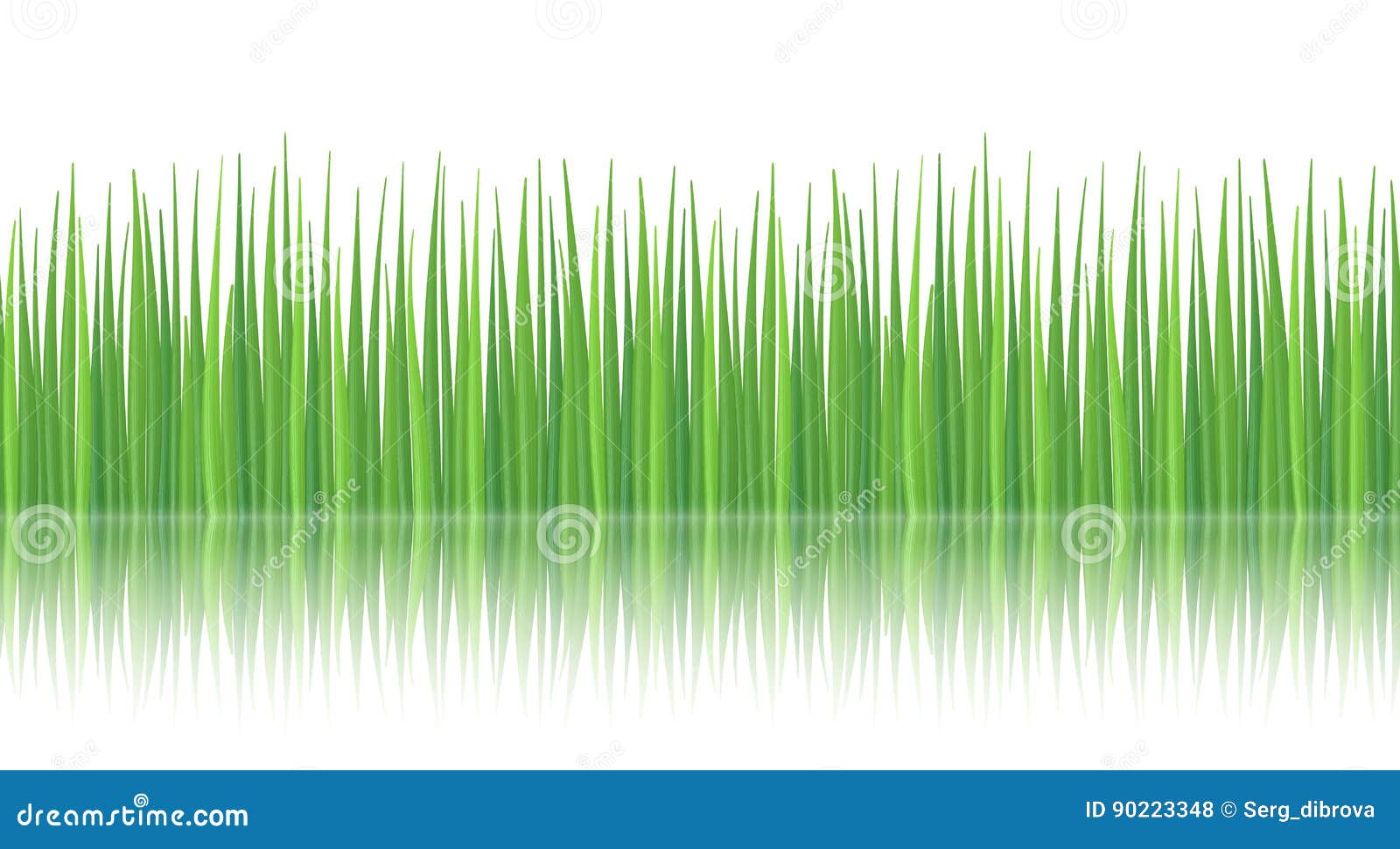 Seamless grass pattern stock vector. Illustration of garden - 90223348