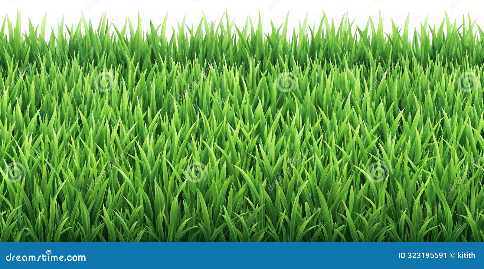 Seamless Grass Realistic Lawn Horizontal Pattern Creative AI Stock ...