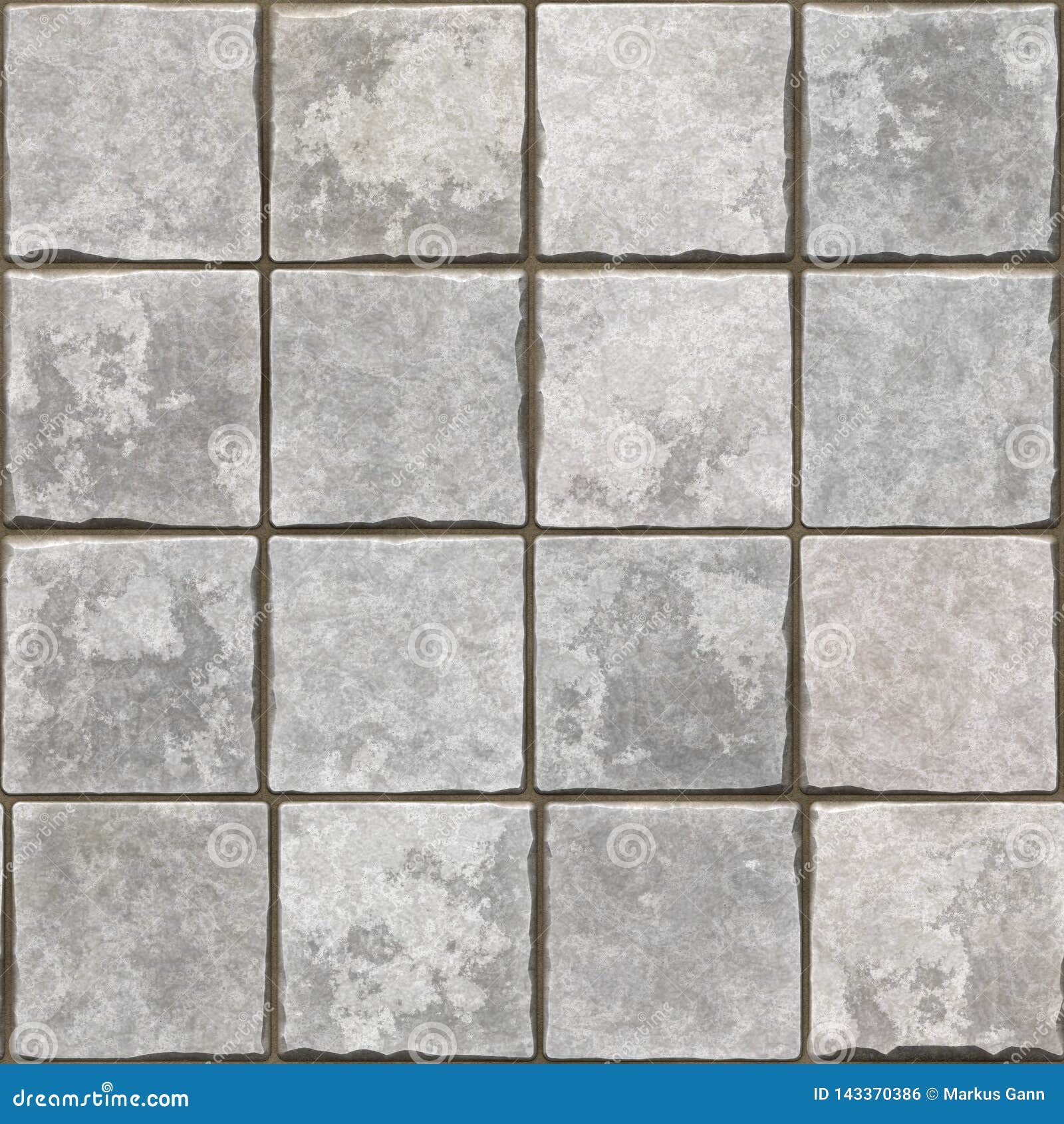 Seamless Gray Tiles Background Stock Illustration - Illustration of ...