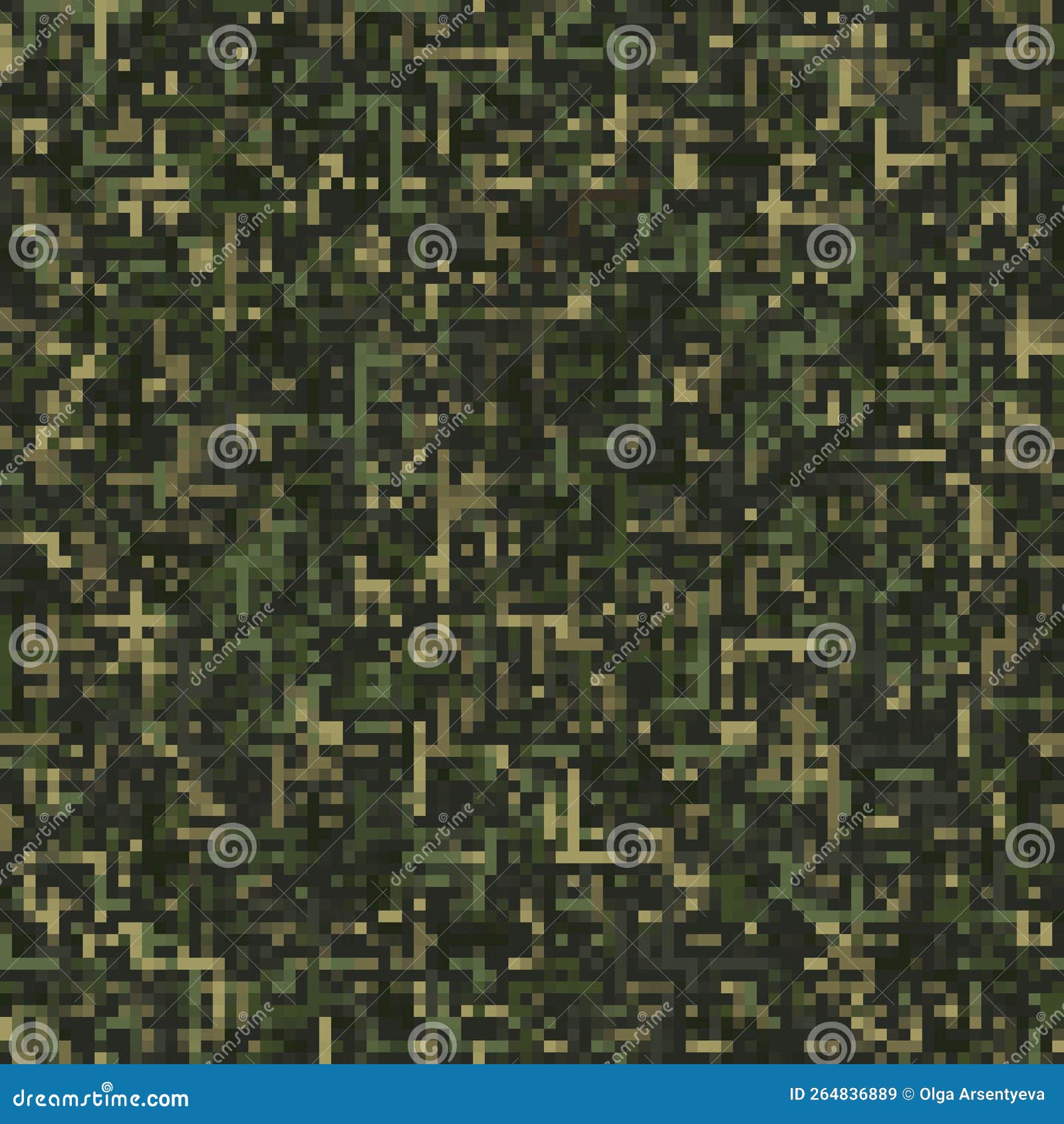 Small Camouflage Cartoon Vector | CartoonDealer.com #27343319