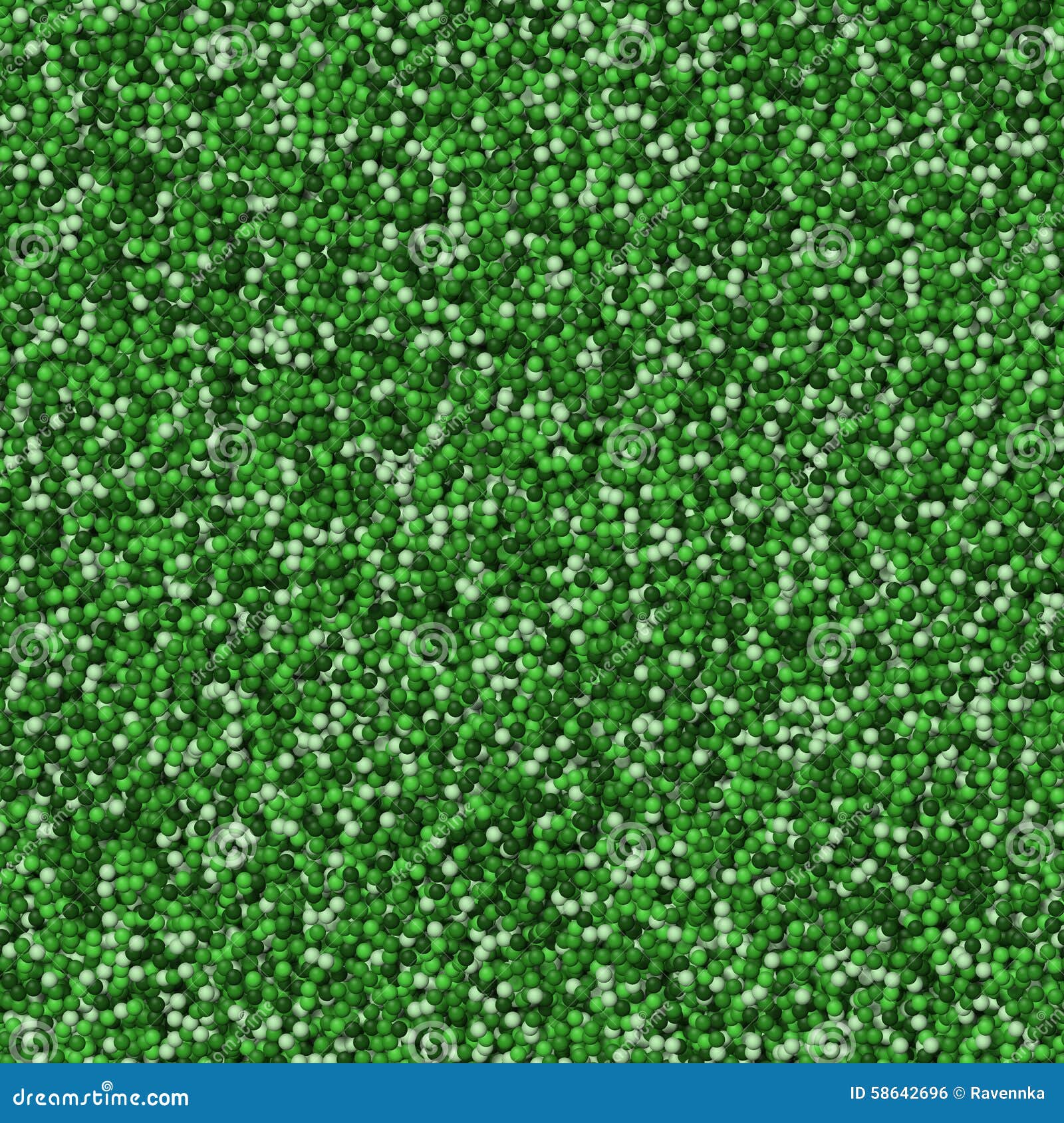 Seamless Green 3d Ball Pattern Stock Photo - Image of concept ...