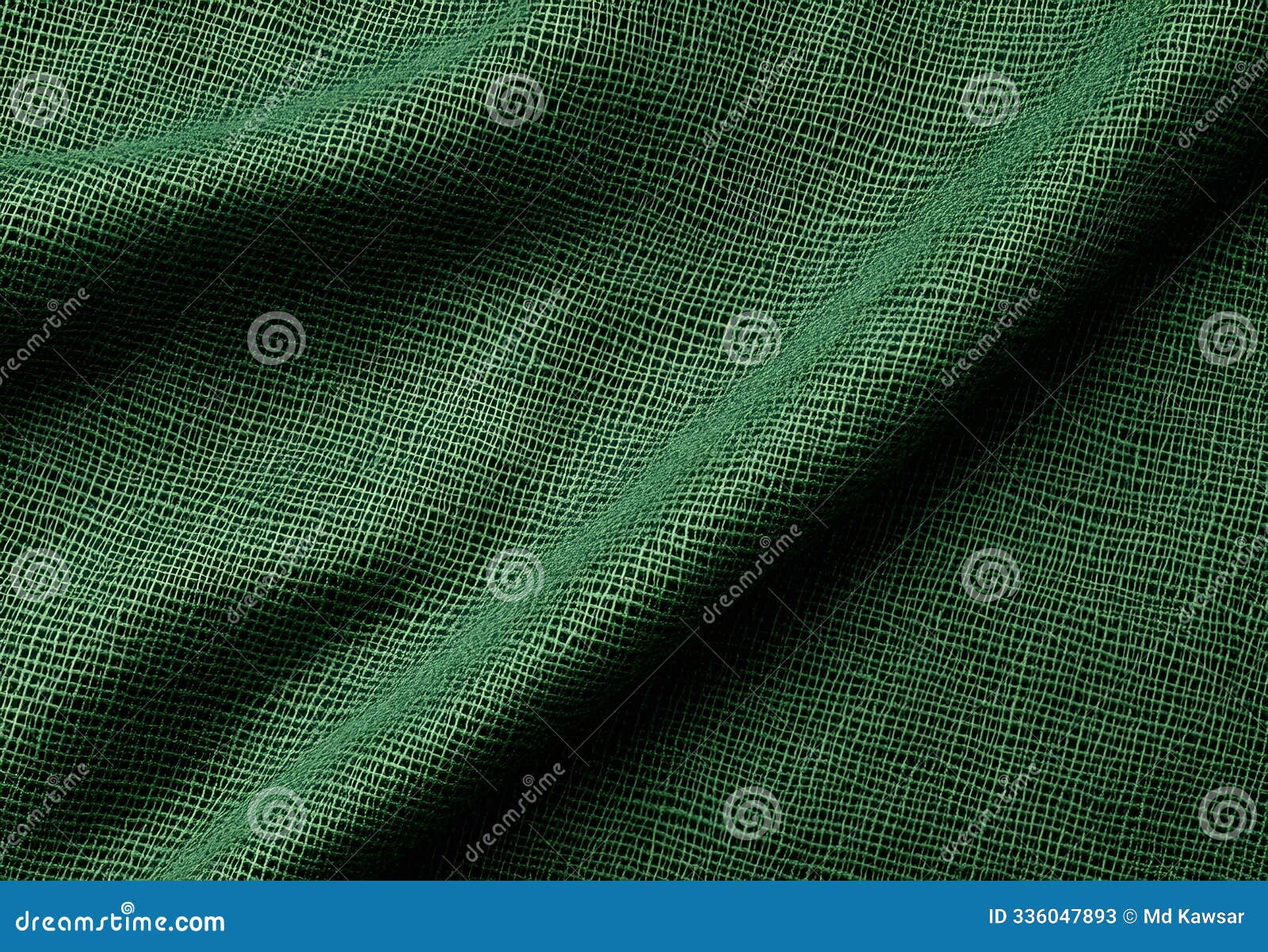 Seamless Green Fabric Texture for Interior Design Stock Illustration ...