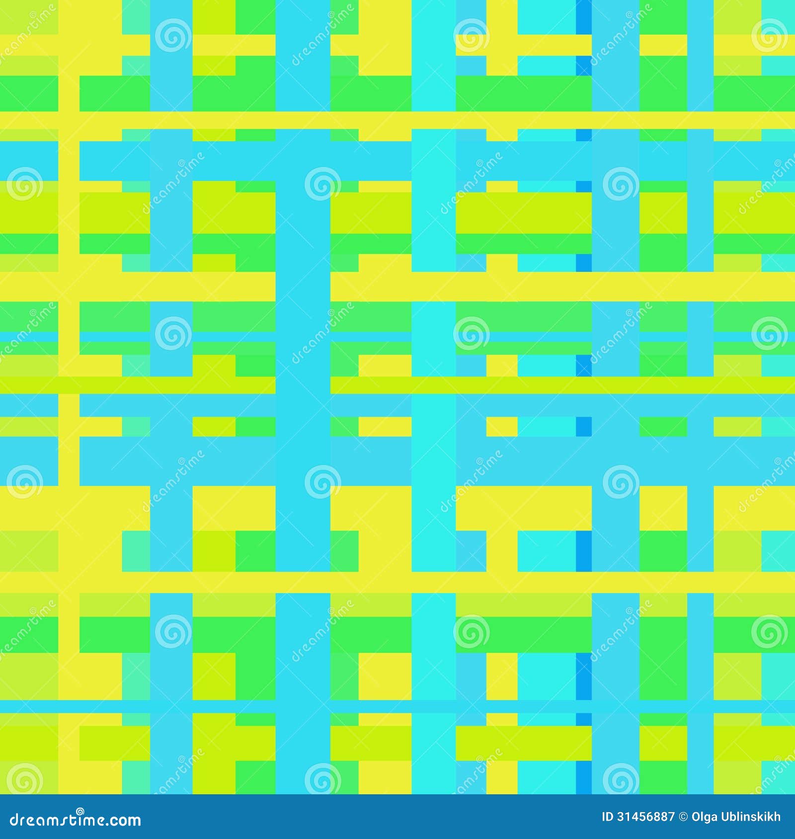 Seamless Green Geometrical Linear Pattern Stock Vector - Illustration ...