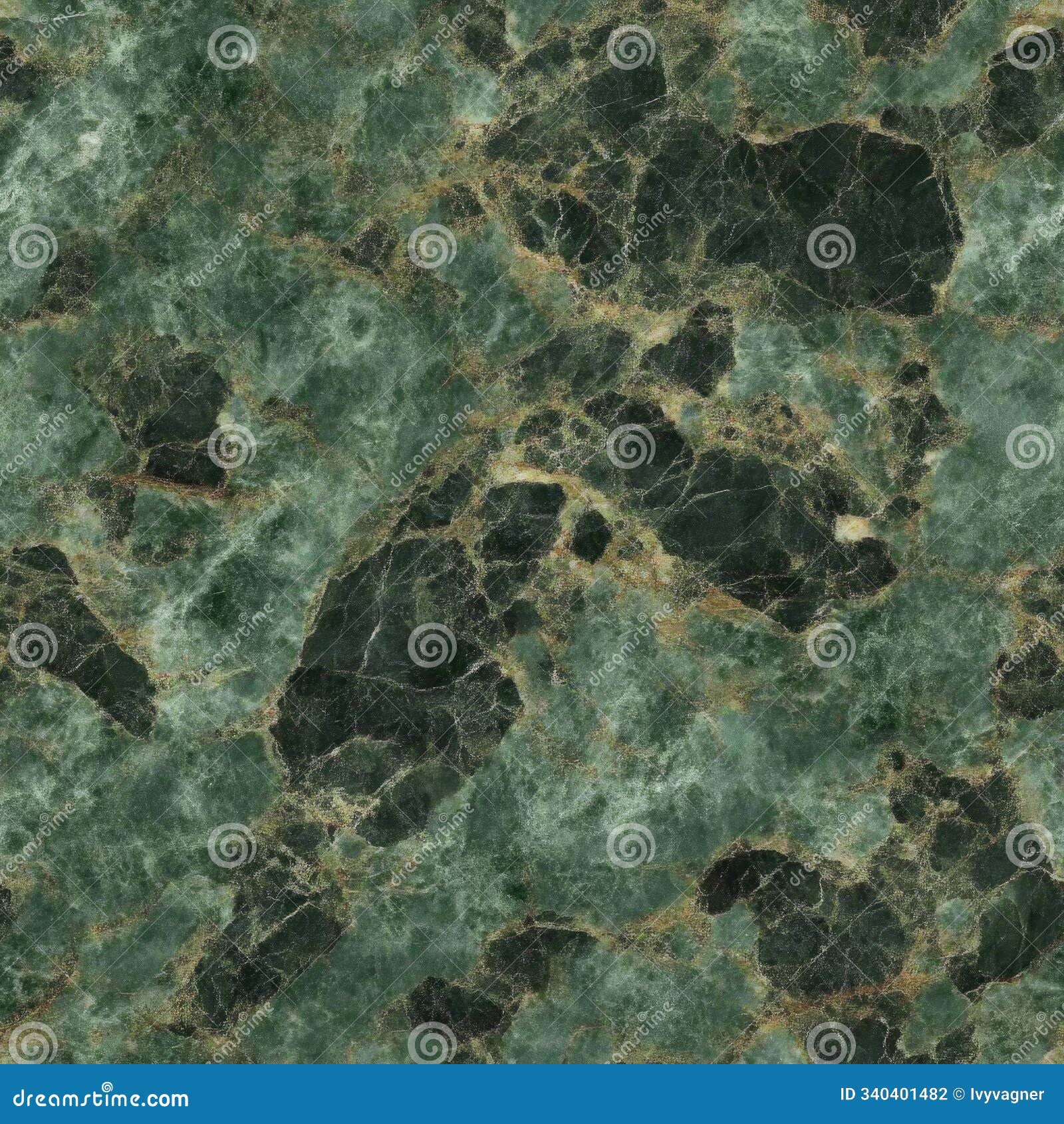 Seamless Green Granite Texture with Dark Veins Stock Photo - Image of ...