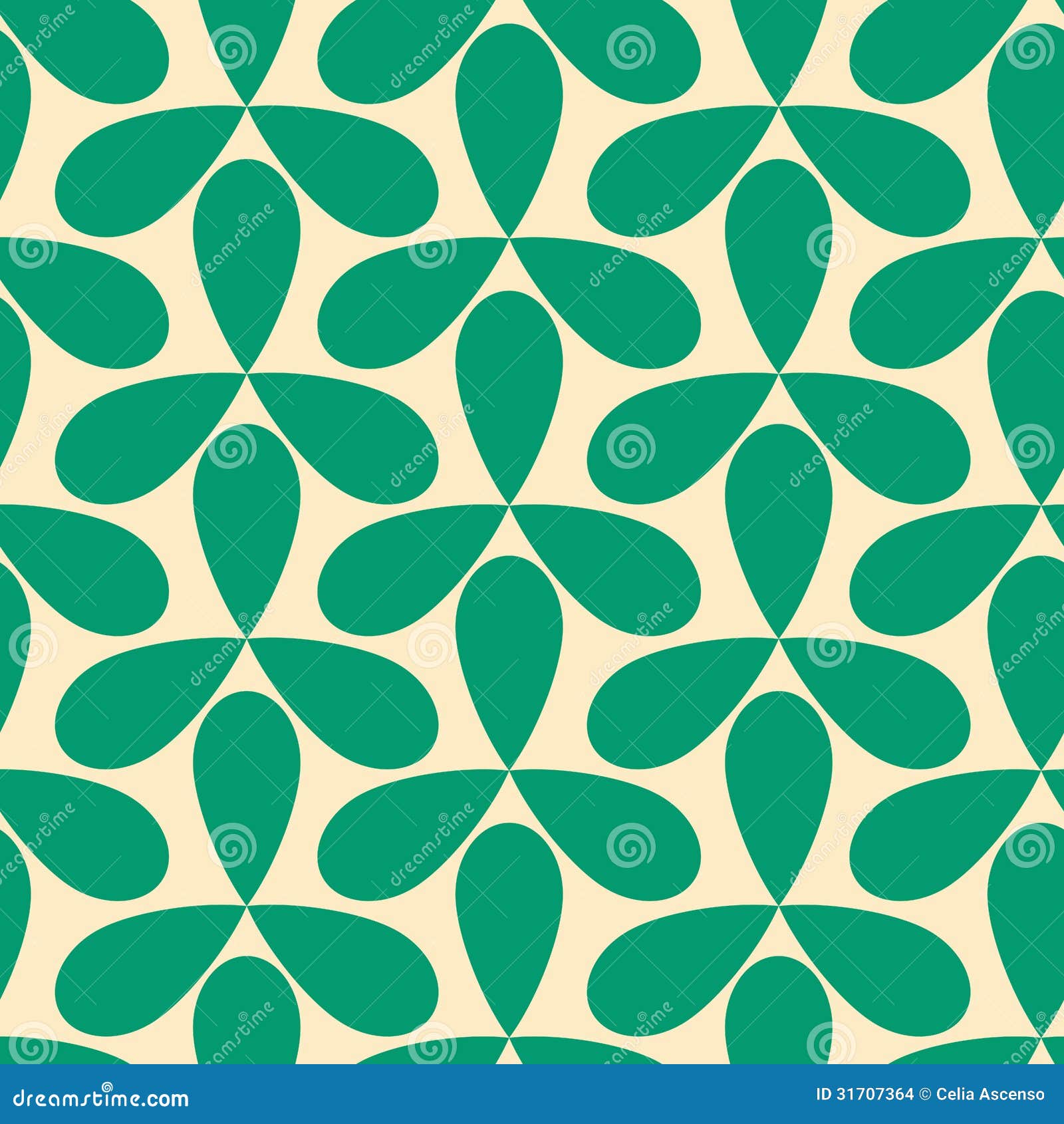 Green Geometric Pattern