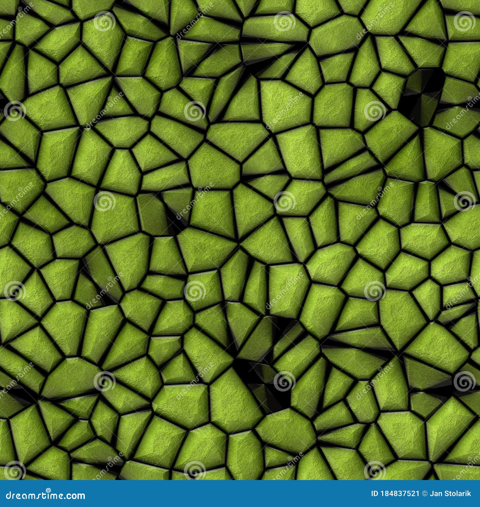 Seamless Green Stone Texture Stock Illustration - Illustration of ...