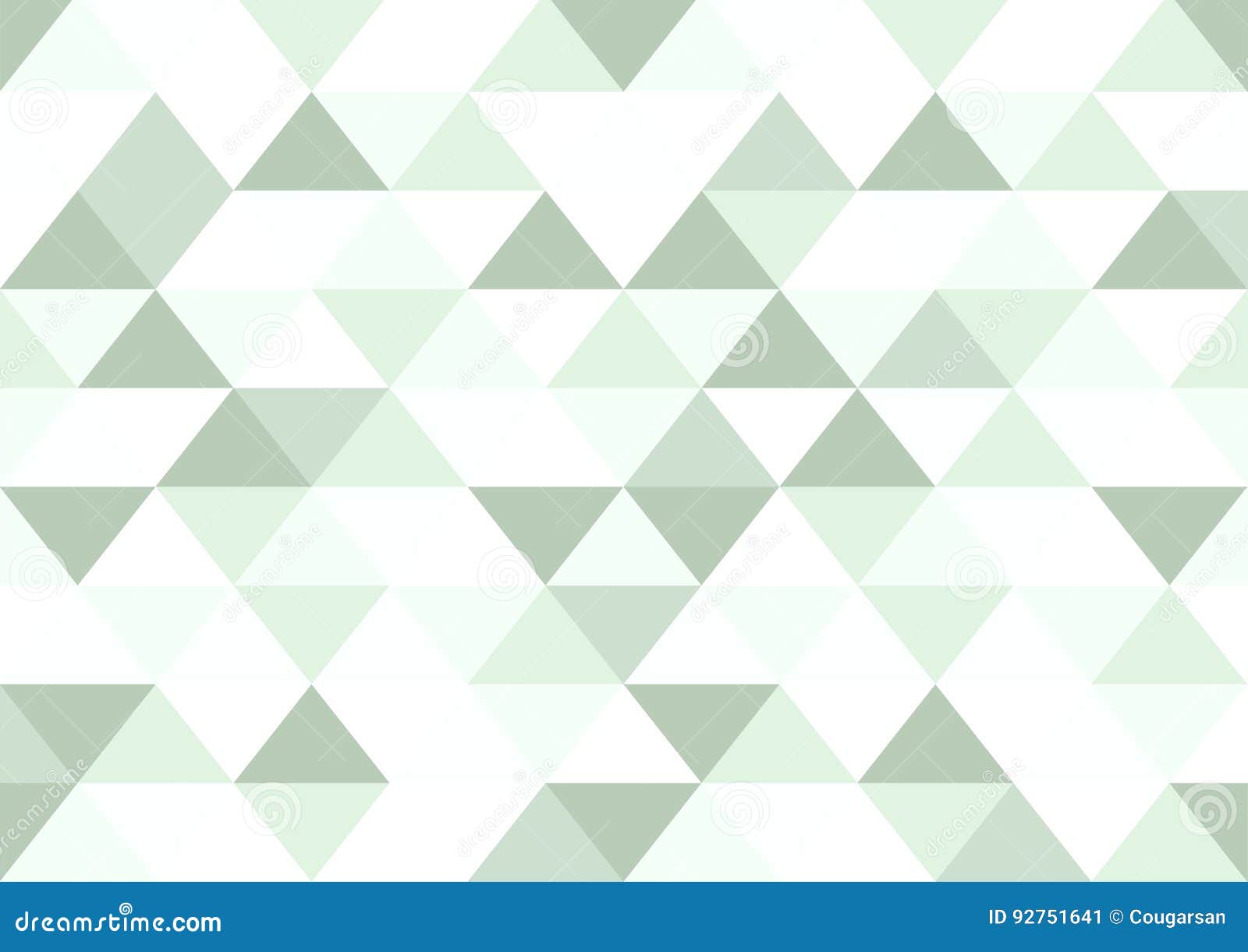 Seamless Green Triangle Pattern Textured Background Stock Vector ...