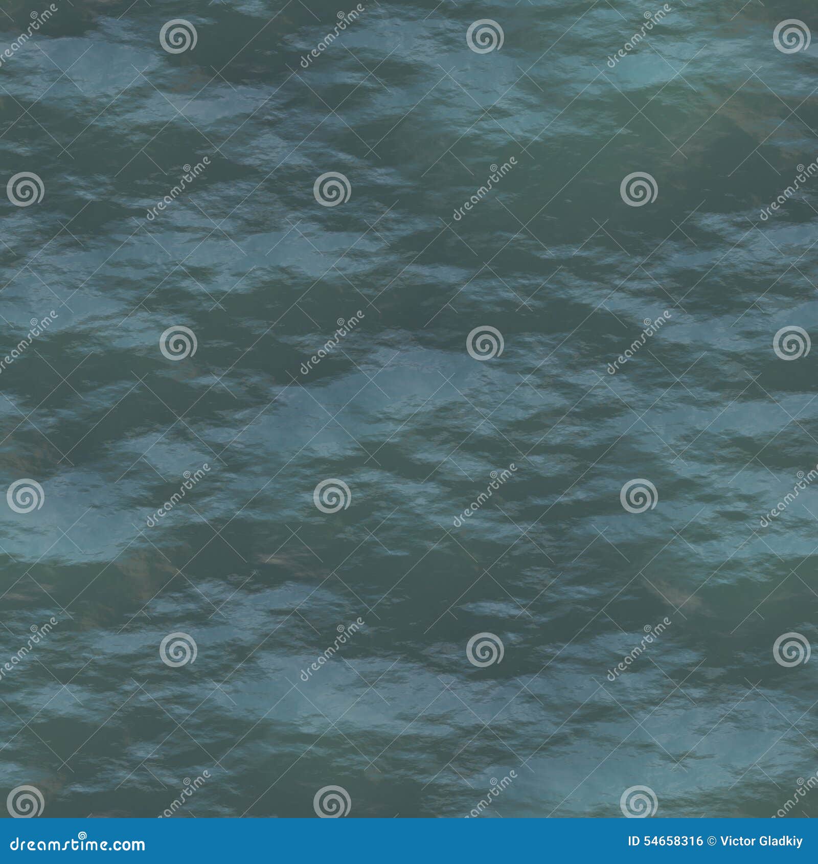 Seamless Green Water Background Stock Illustration - Illustration of ...