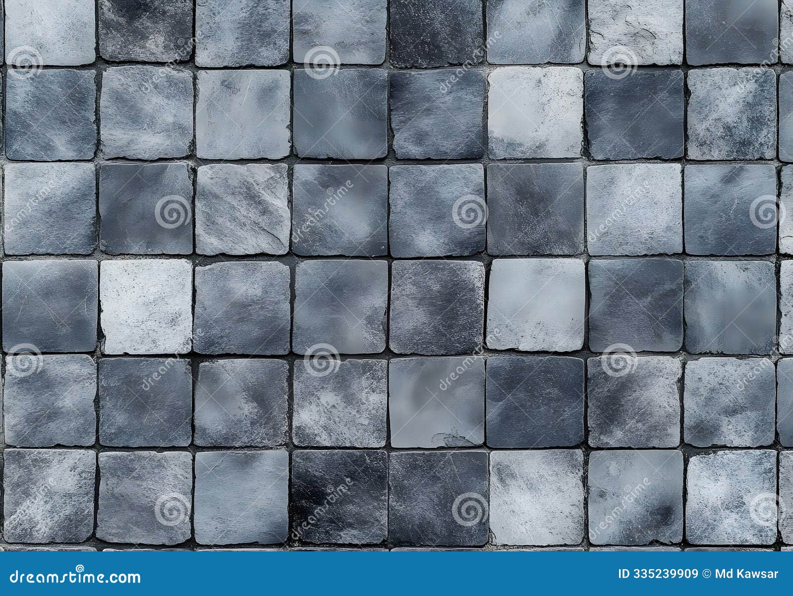 Seamless Grey Stone Tile Pattern for Flooring Stock Illustration ...
