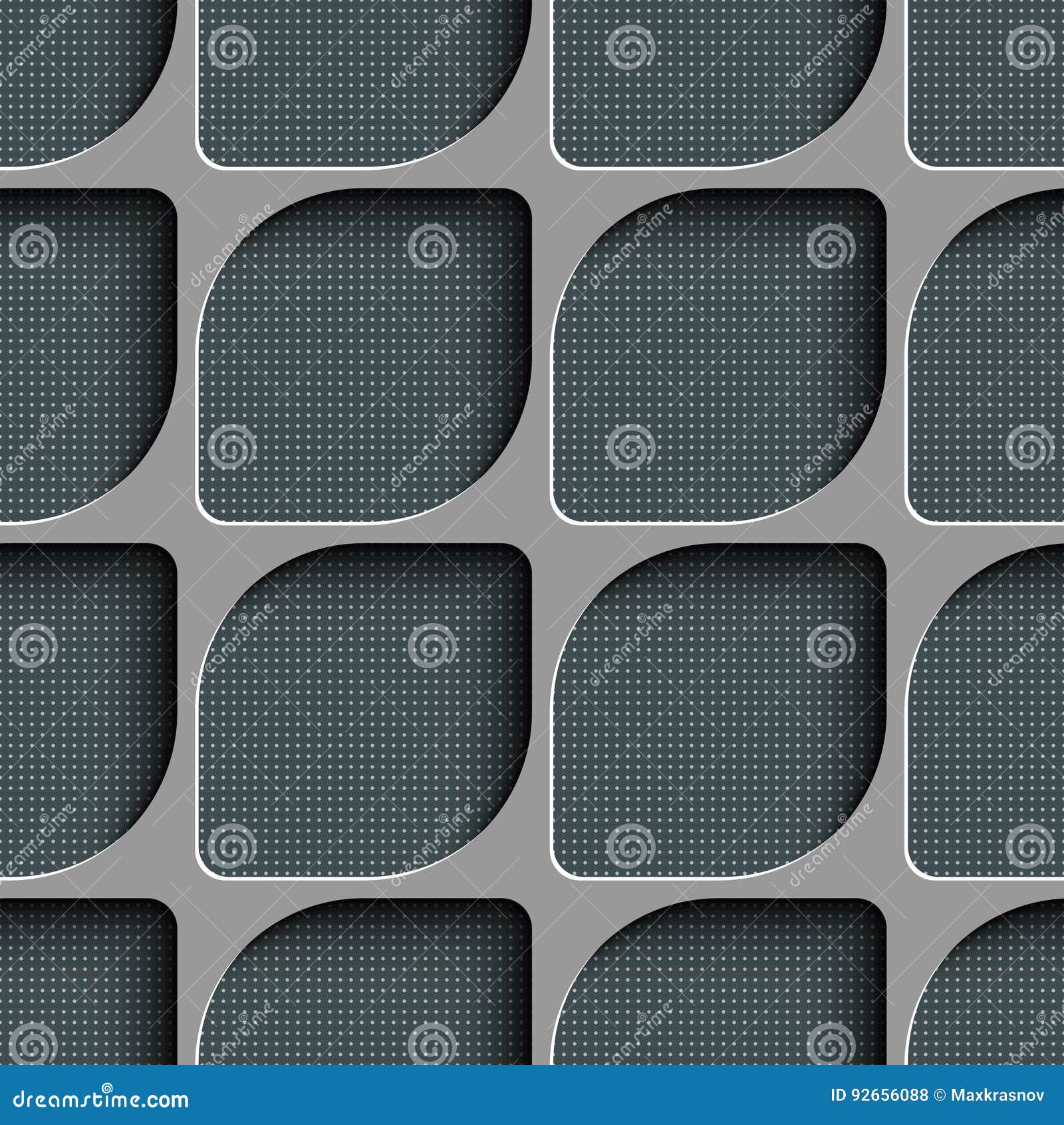 Seamless Grid Pattern stock vector. Illustration of perforated - 92656088