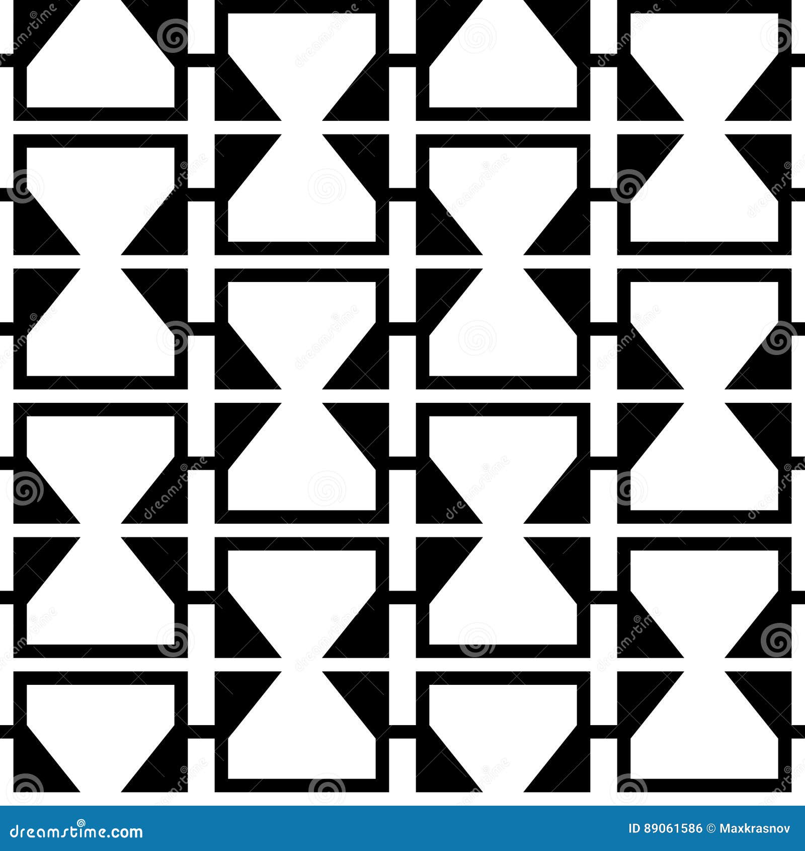 Seamless Grid Pattern stock vector. Illustration of decorative - 89061586