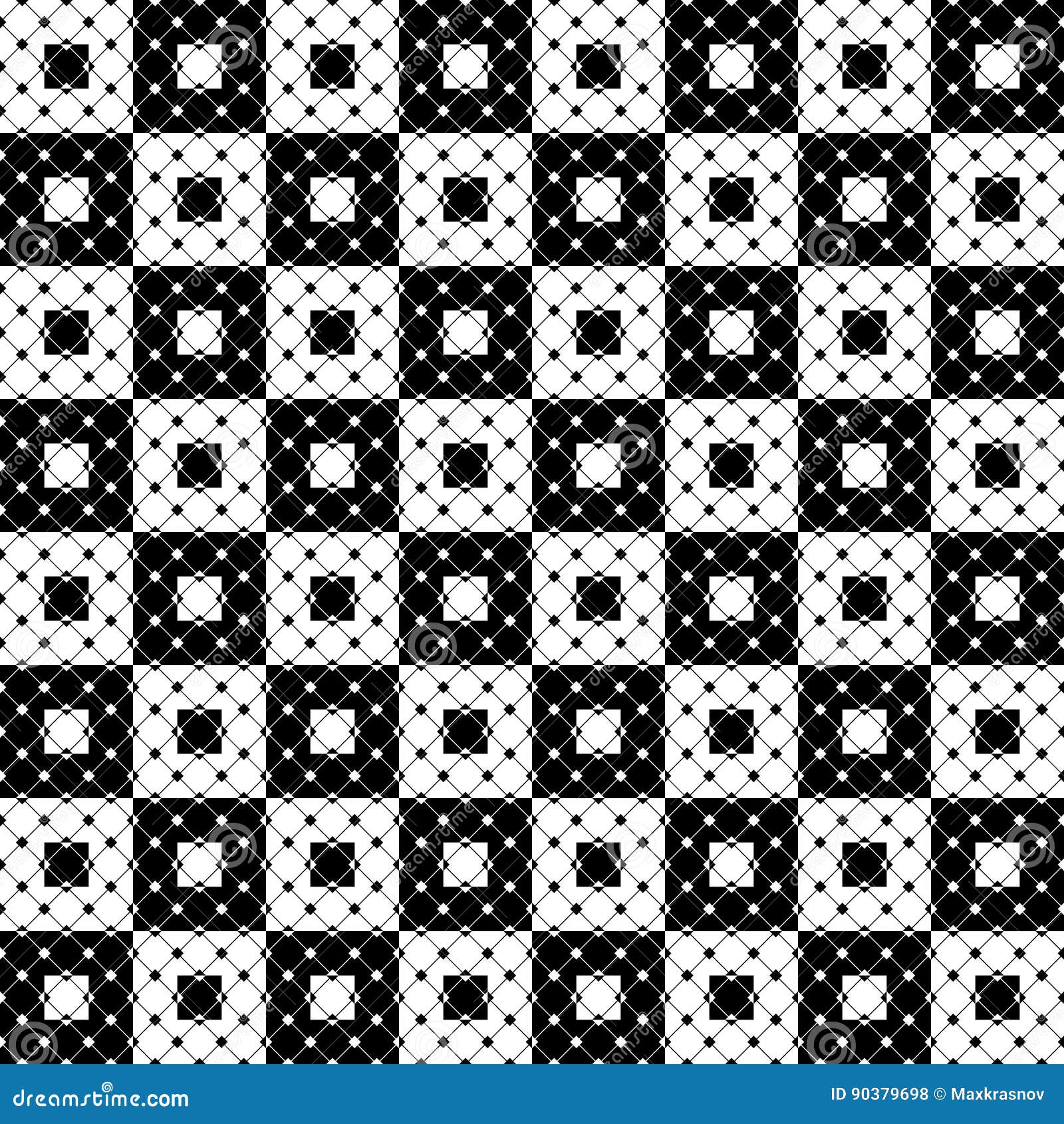 Seamless Grid Pattern stock vector. Illustration of design - 90379698