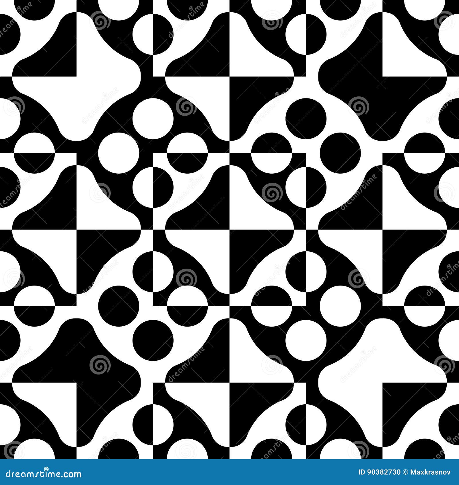 Seamless Grid Pattern stock vector. Illustration of graphic - 90382730