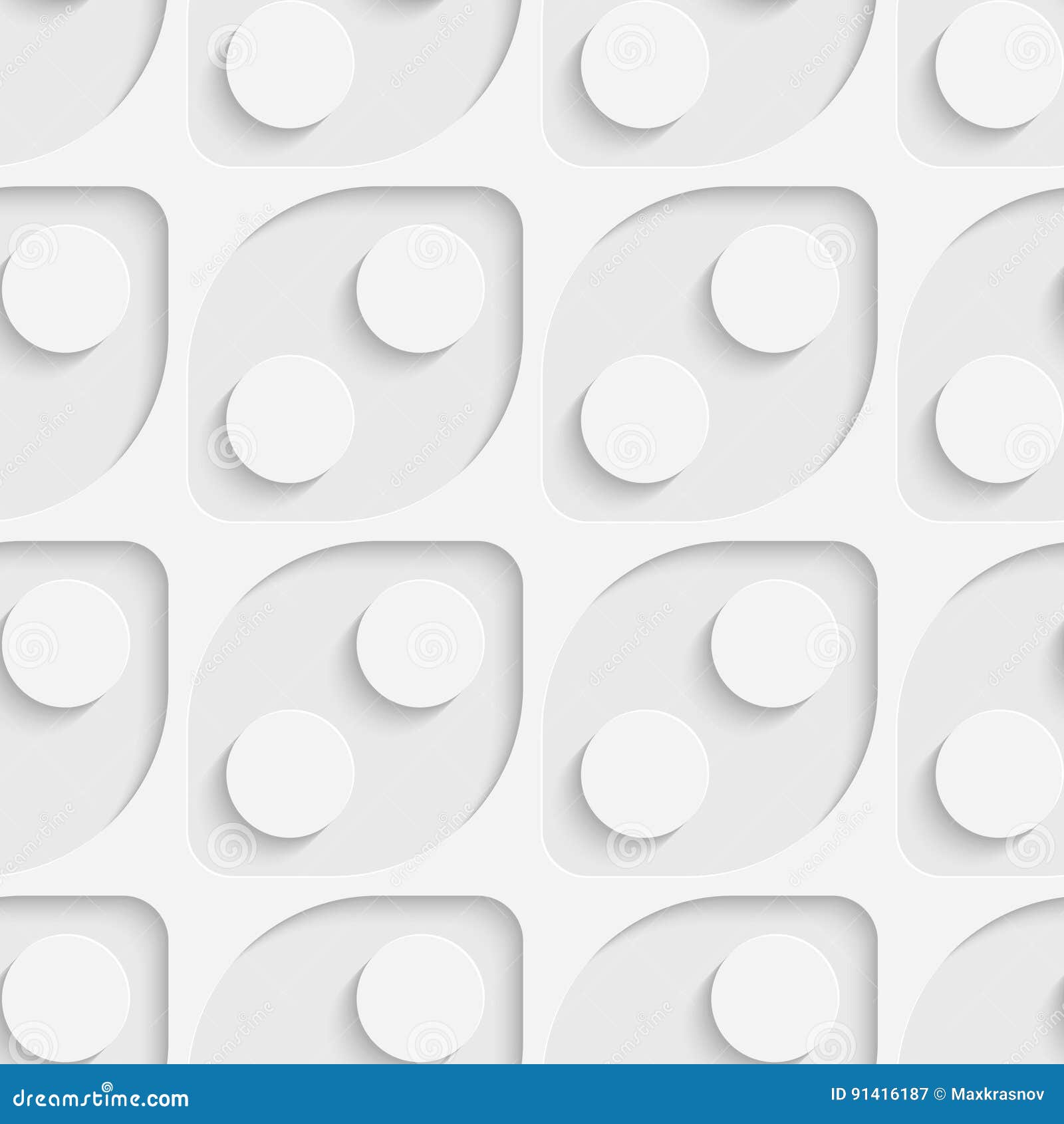 Seamless Grid Texture Thick Lines Pattern Vector Tile Background
