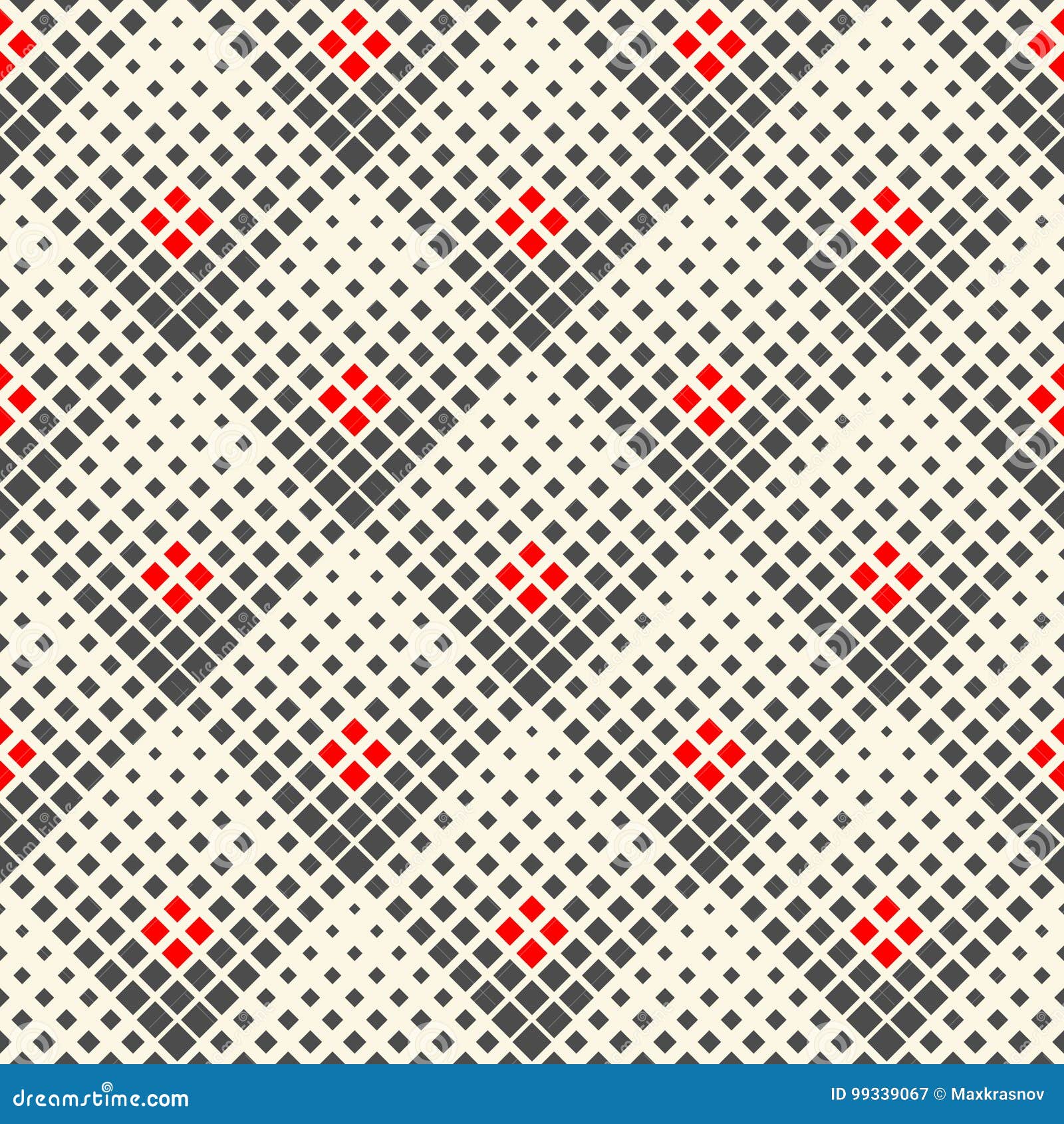 Seamless Grid Pattern. Vector Square Texture Stock Vector ...