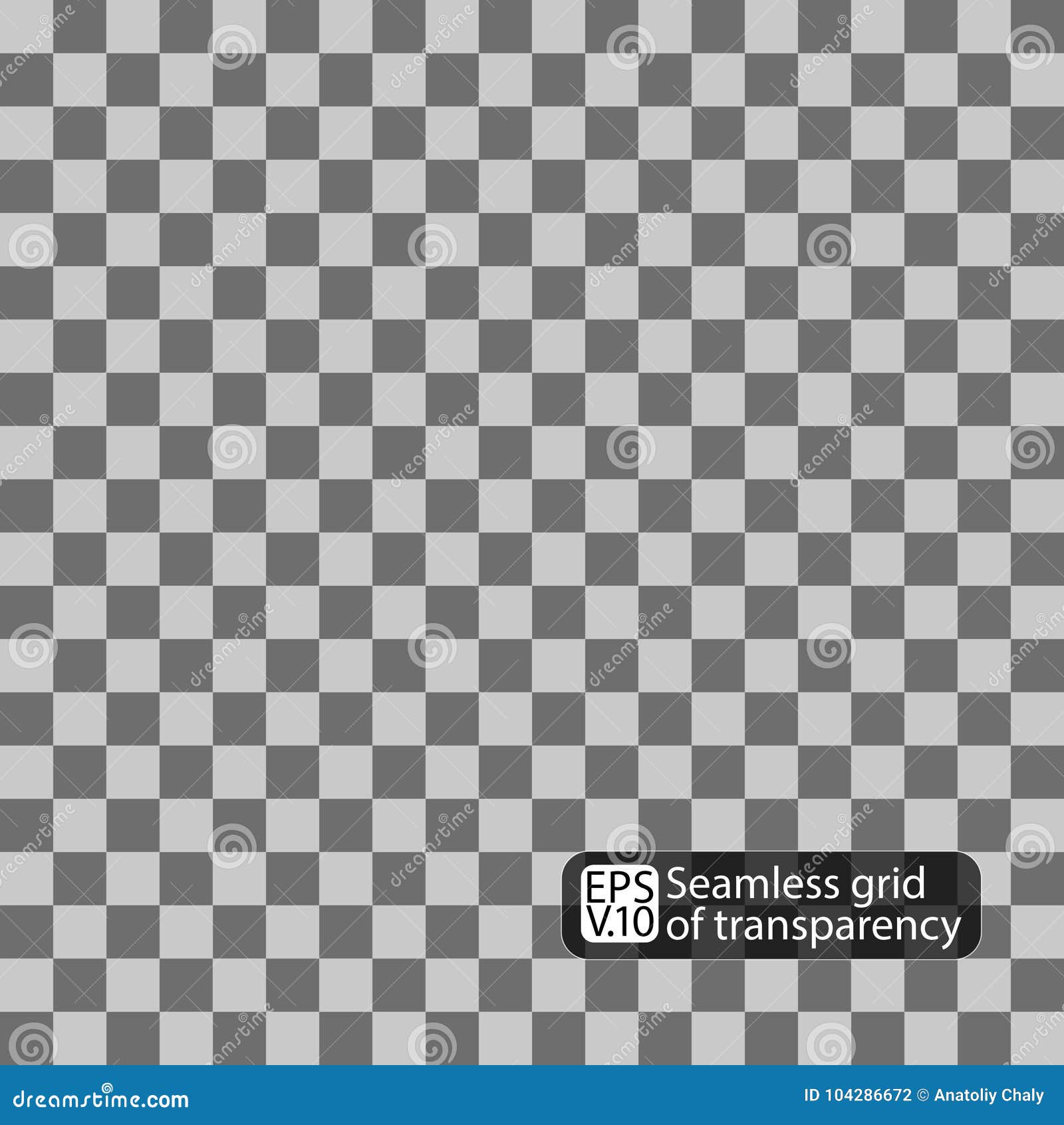 Seamless Grid of Transparency. Vector Stock Vector - Illustration of ...