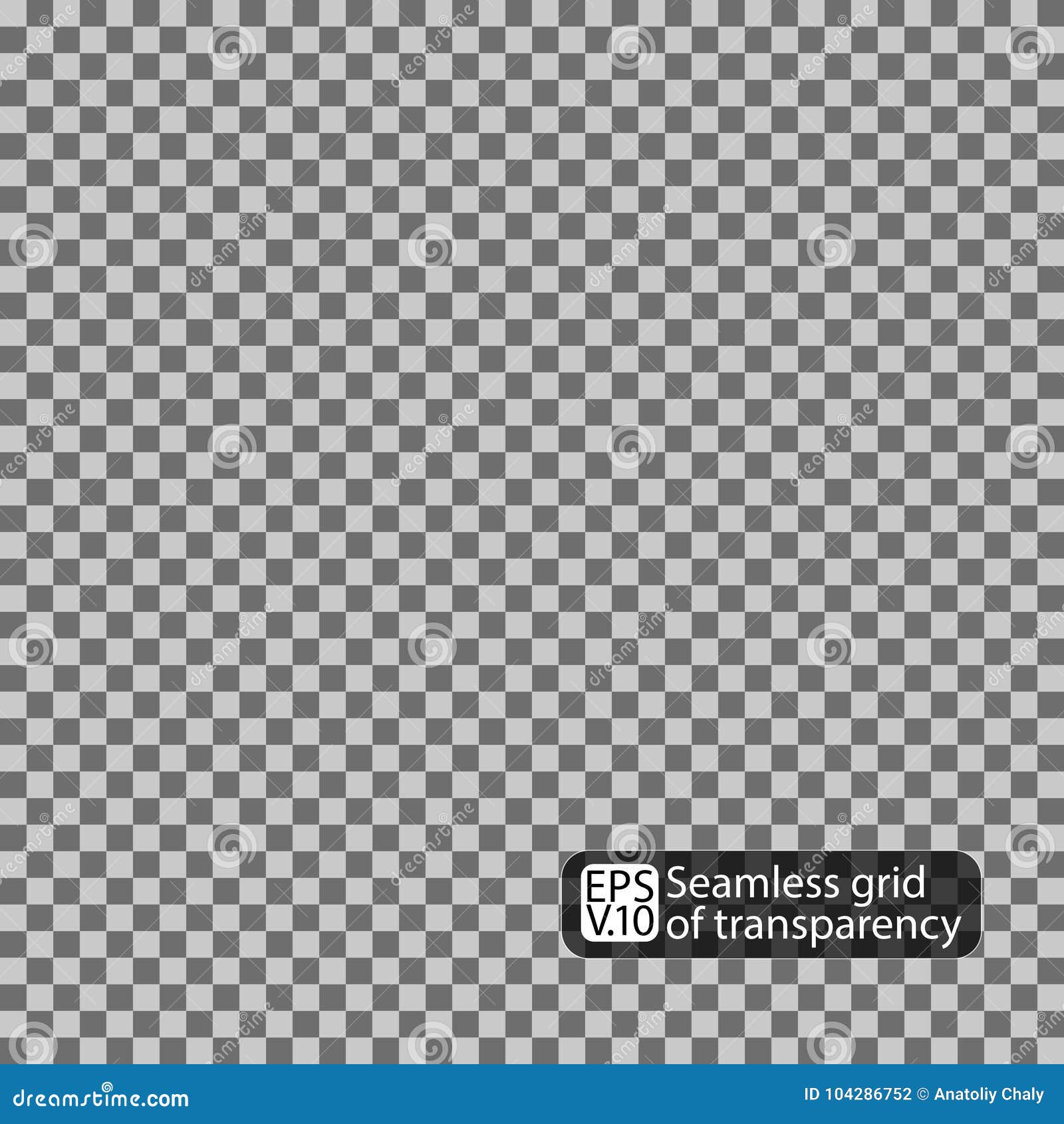 Seamless Grid of Transparency. Vector Stock Vector - Illustration of ...