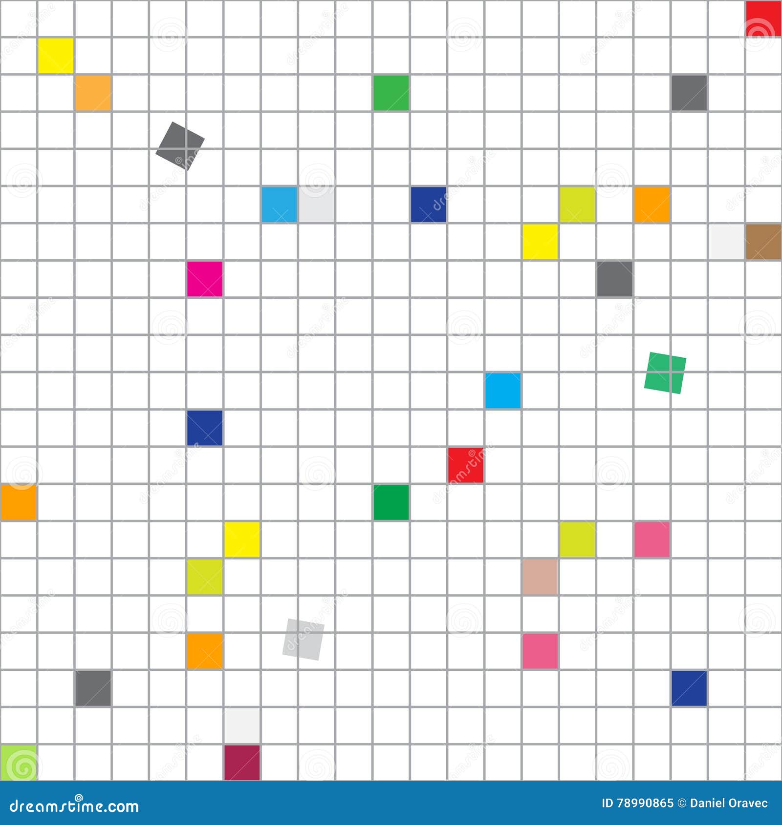 Seamless Grid Texture, Thick Lines Pattern, Vector Tile Background ...