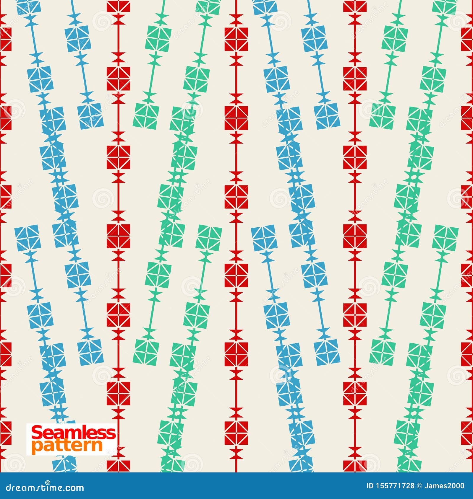 Seamless groovie pattern stock vector. Illustration of endless - 155771728