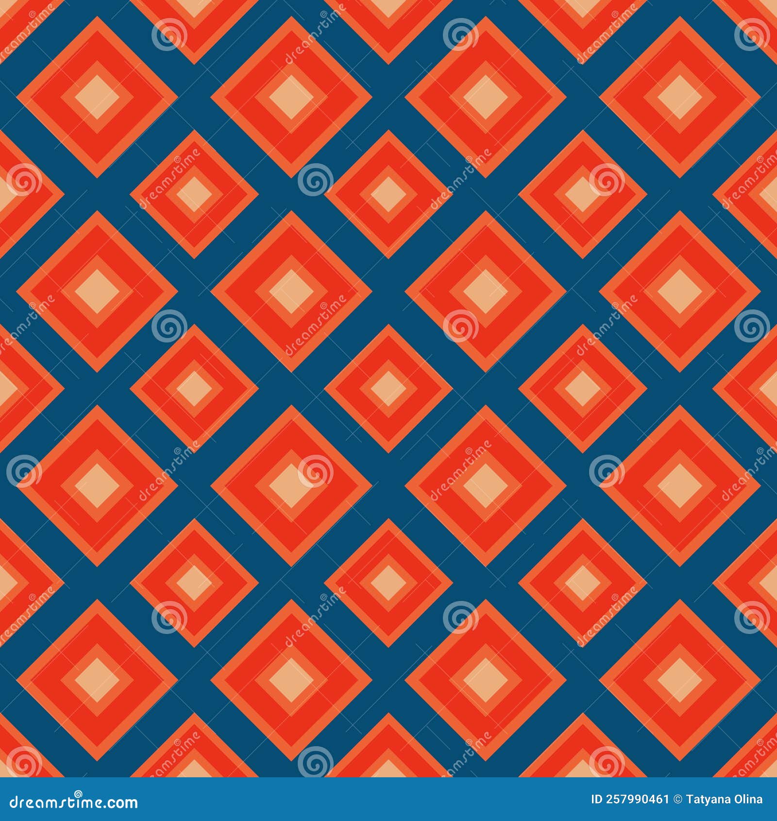 Vintage Aestethic Pattern With Triangles In The Style Of The 70s And 60 ...