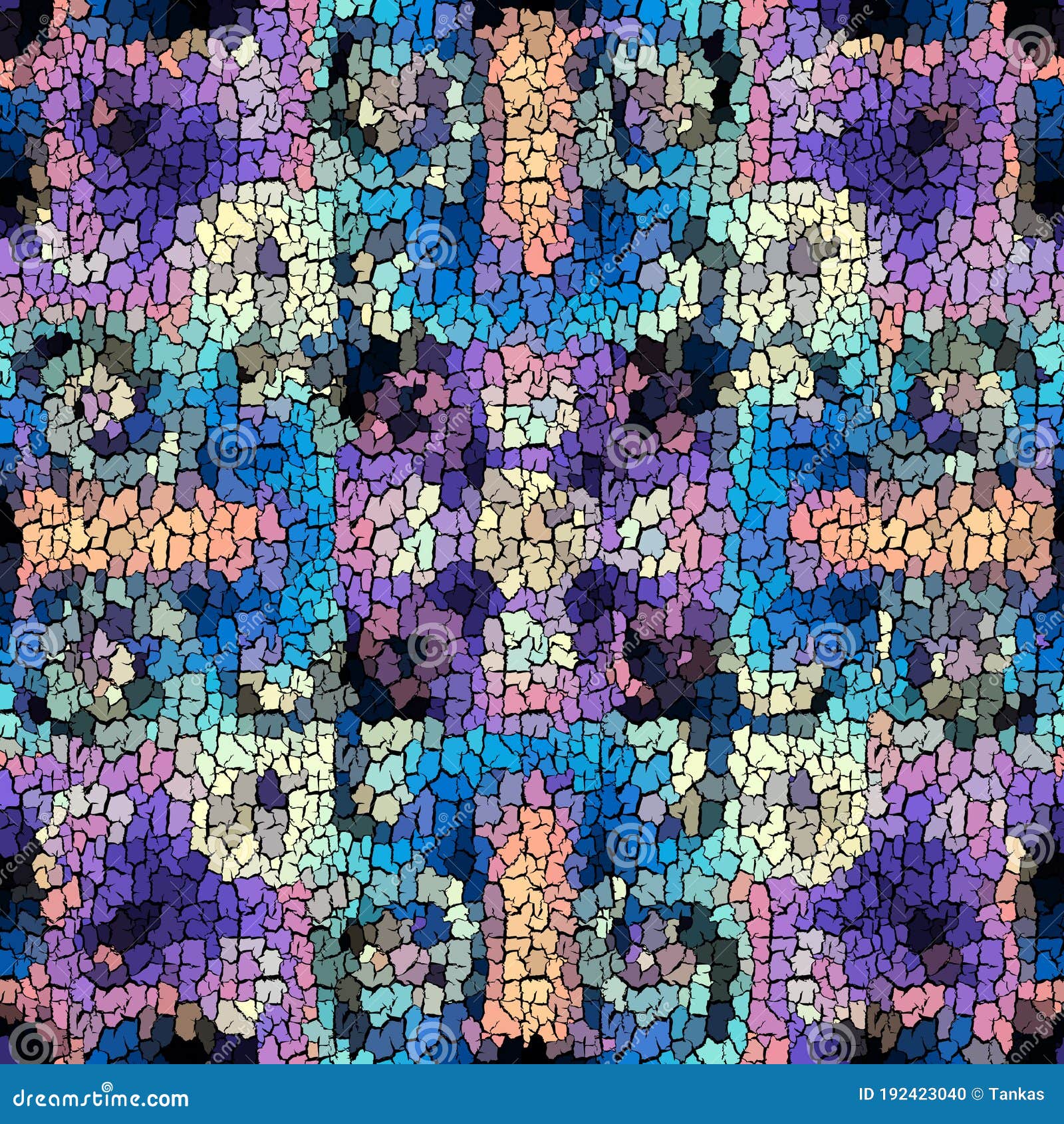 Seamless Grunge Abstract Square Pattern. Paint Grunge Cracking. Stock ...