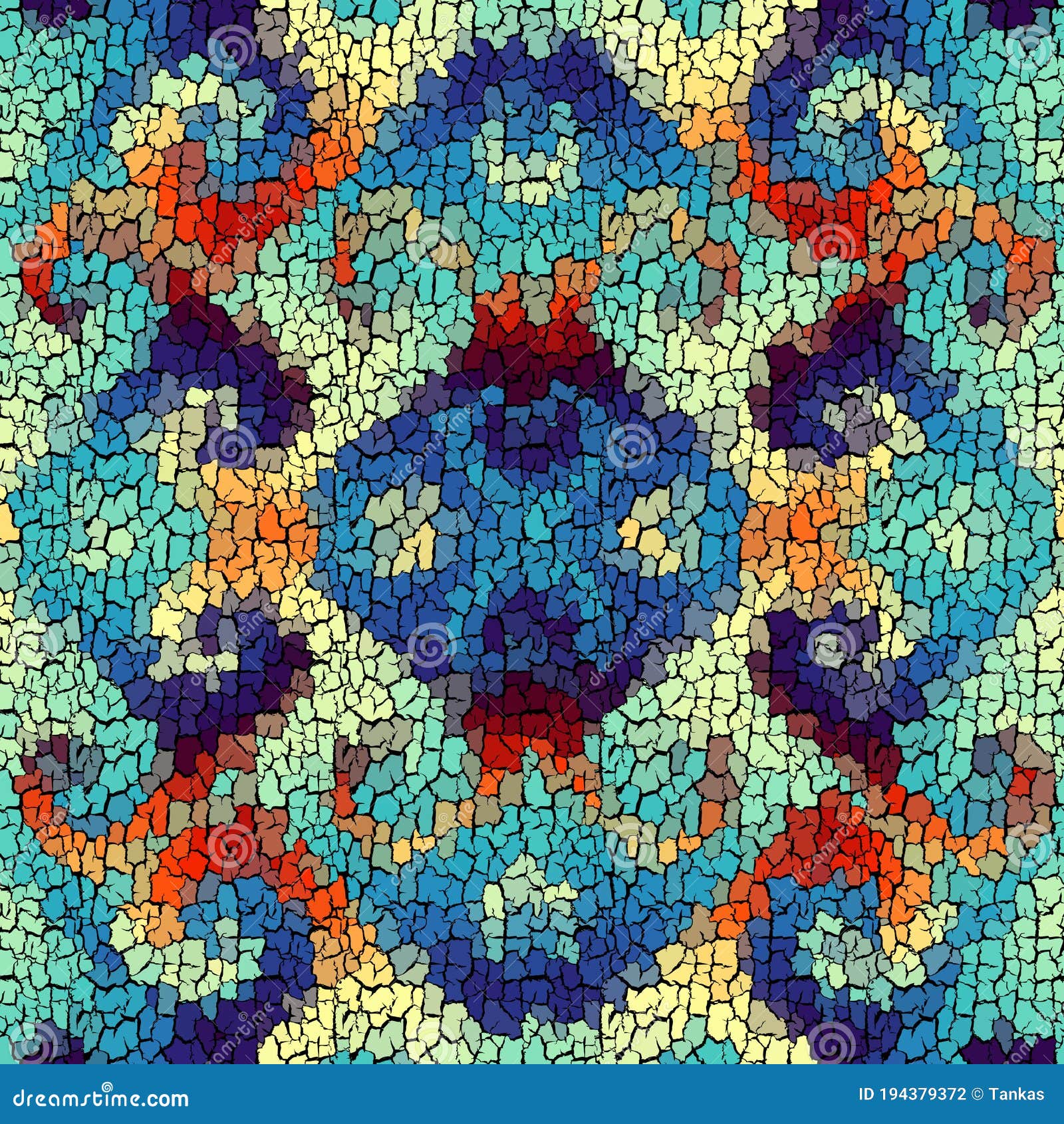 Seamless Grunge Abstract Square Pattern. Paint Grunge Cracking. Stock ...