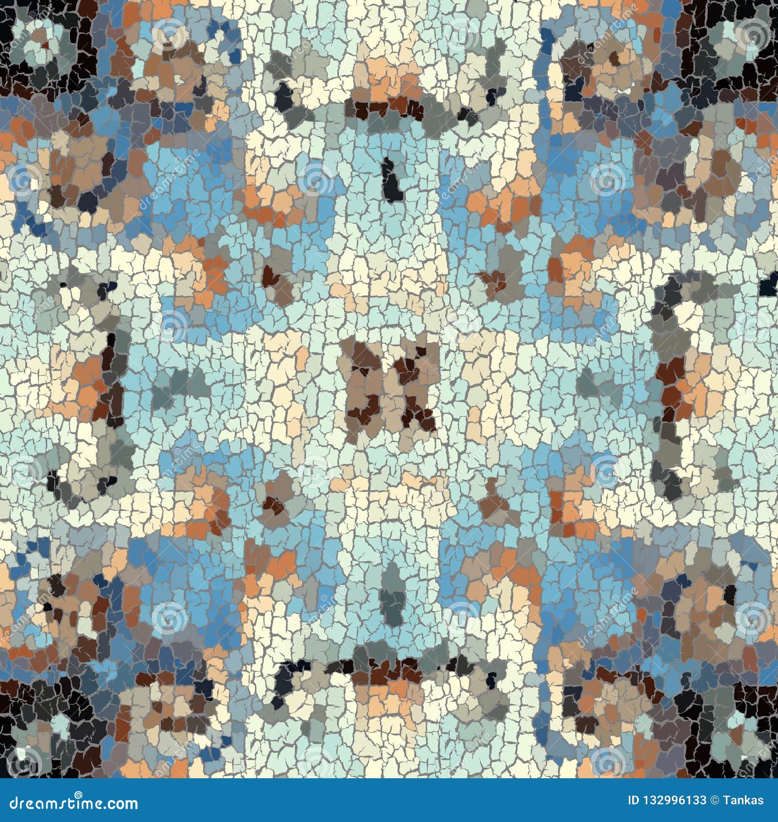 Seamless Grunge Abstract Square Pattern. Paint Grunge Cracks. Stock ...