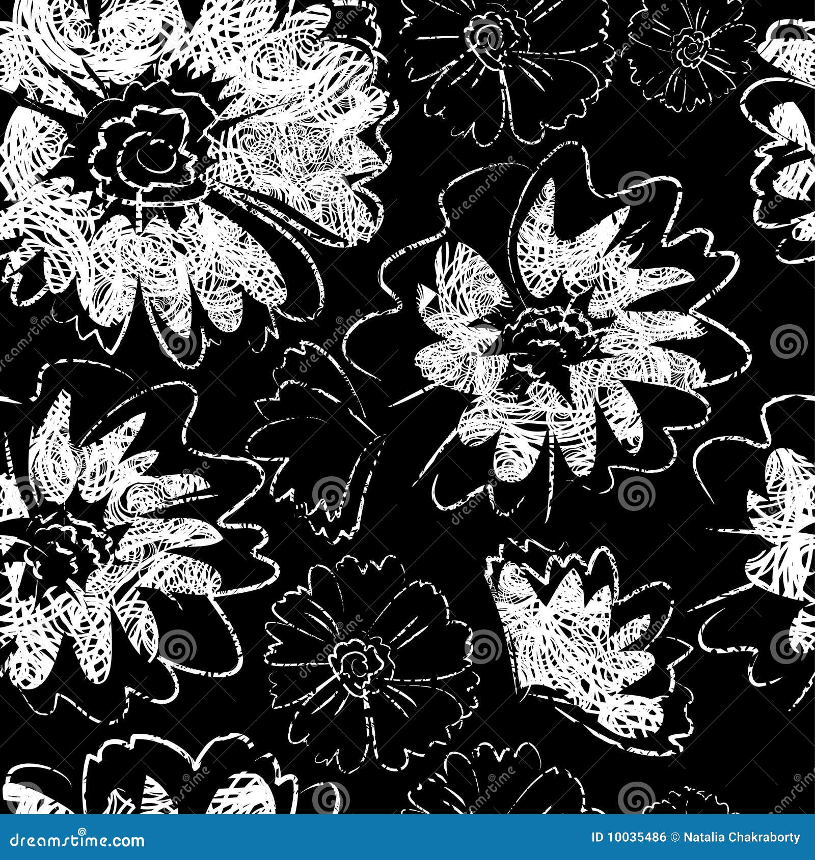 Seamless grunge pattern stock vector. Illustration of design - 10035486