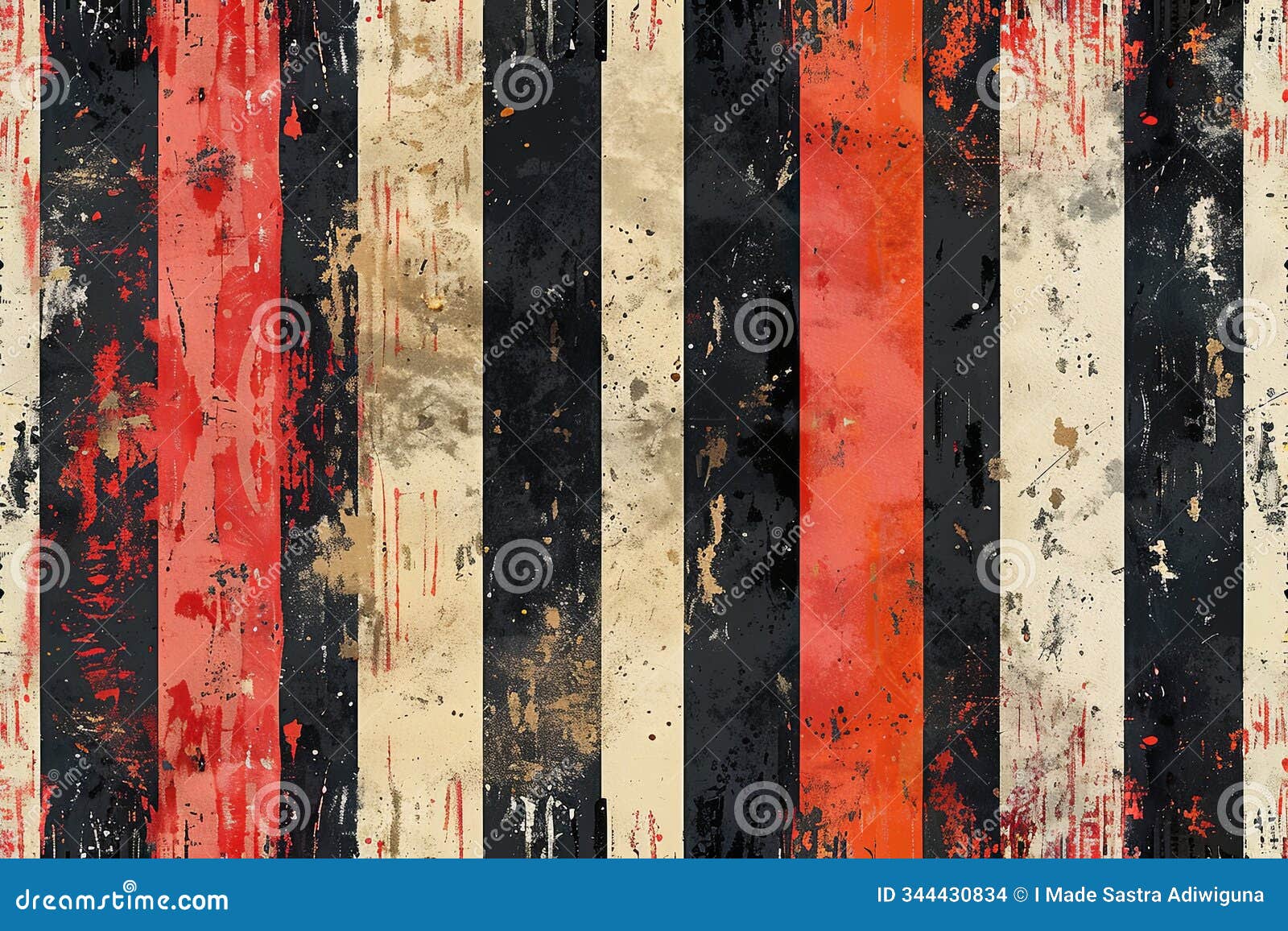 Seamless Grunge Stripes Texture. Punk Rock Rebellion Pattern for Rugged ...