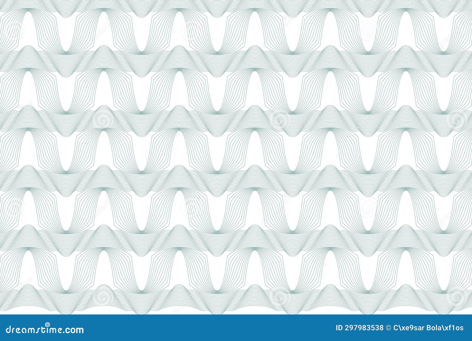 Vector Abstract Guilloche Patterns. Line Backgrounds and Ribbons with a ...