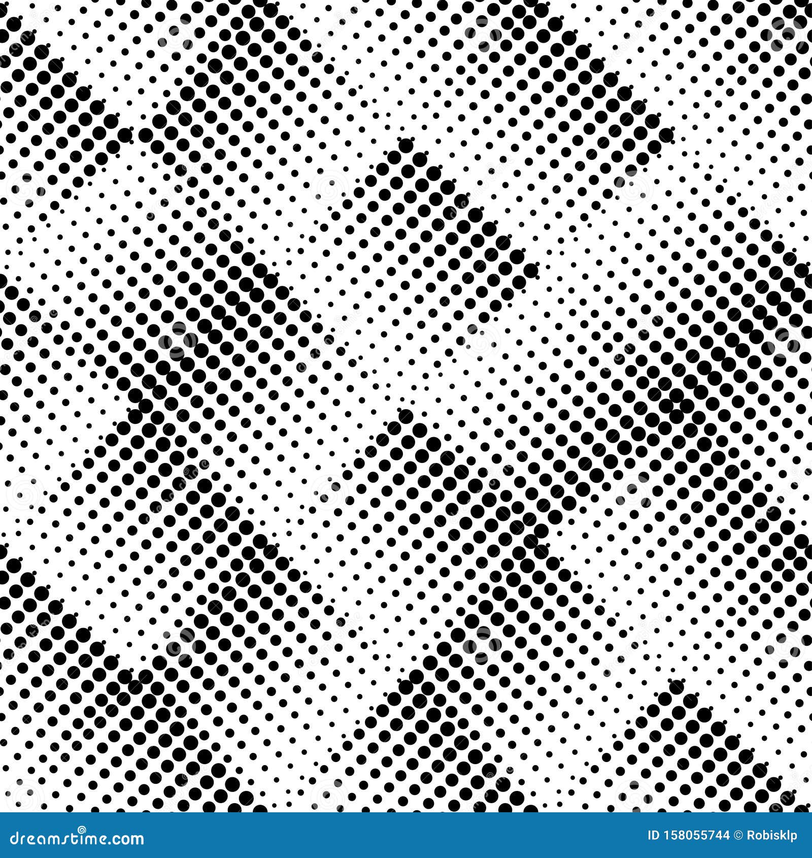 Seamless Halftone Dots Pattern Stock Vector - Illustration of grunge, seamless: 158055744