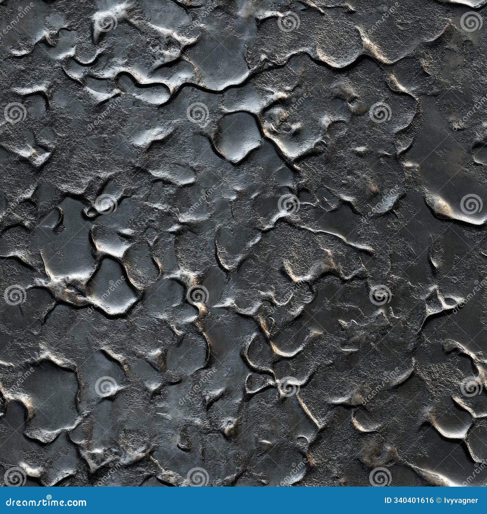 Seamless Hammered Metal Texture Stock Photo - Image of abstract, dirty ...