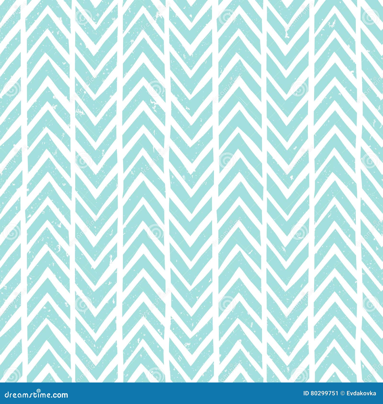Seamless Hand-drawn Pattern in Blue. Abstract Vector Background. Stock ...