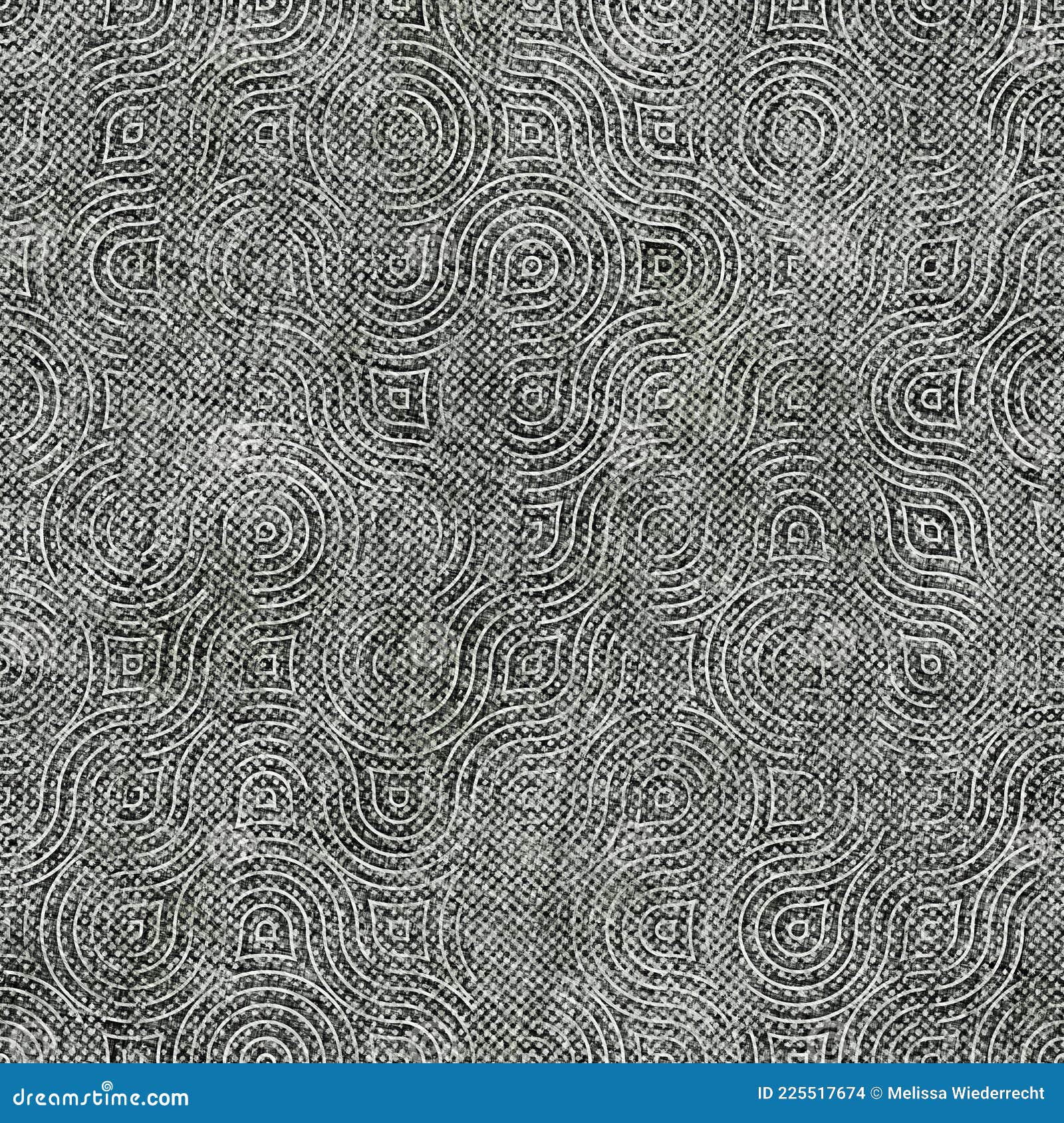 Seamless Hand Drawn Pencil Sketch Pattern for Surface Print Stock ...