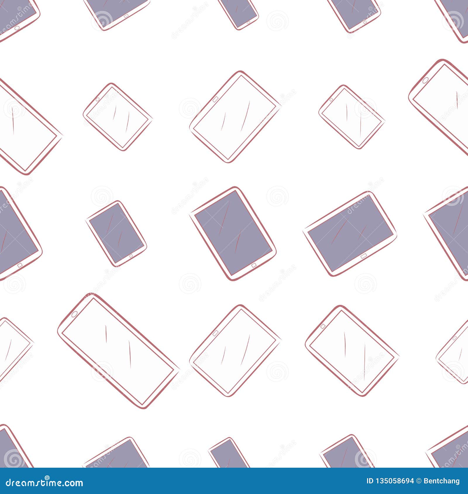 Seamless Handphone or Mobilephone Illustrations Background Abstract ...