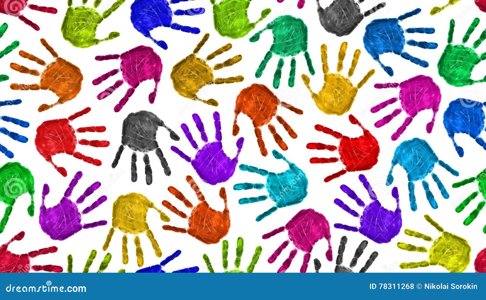 Seamless Hands Background Stock Photography | CartoonDealer.com #68228360