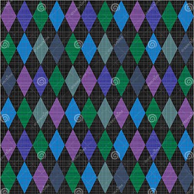 Seamless Harlequin Pattern Fabric Background Stock Vector ...