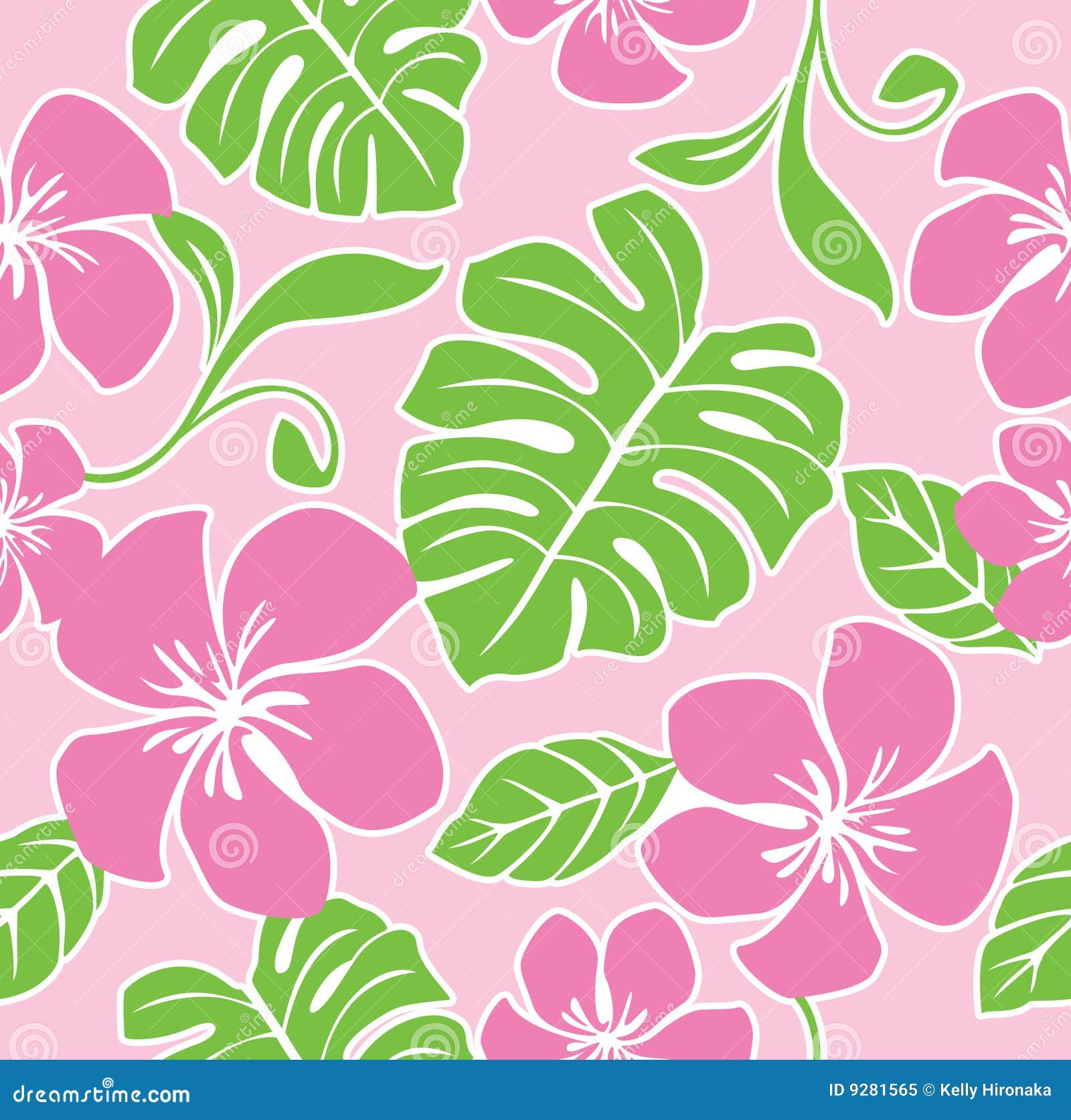 Hawaiian Pattern Seamless