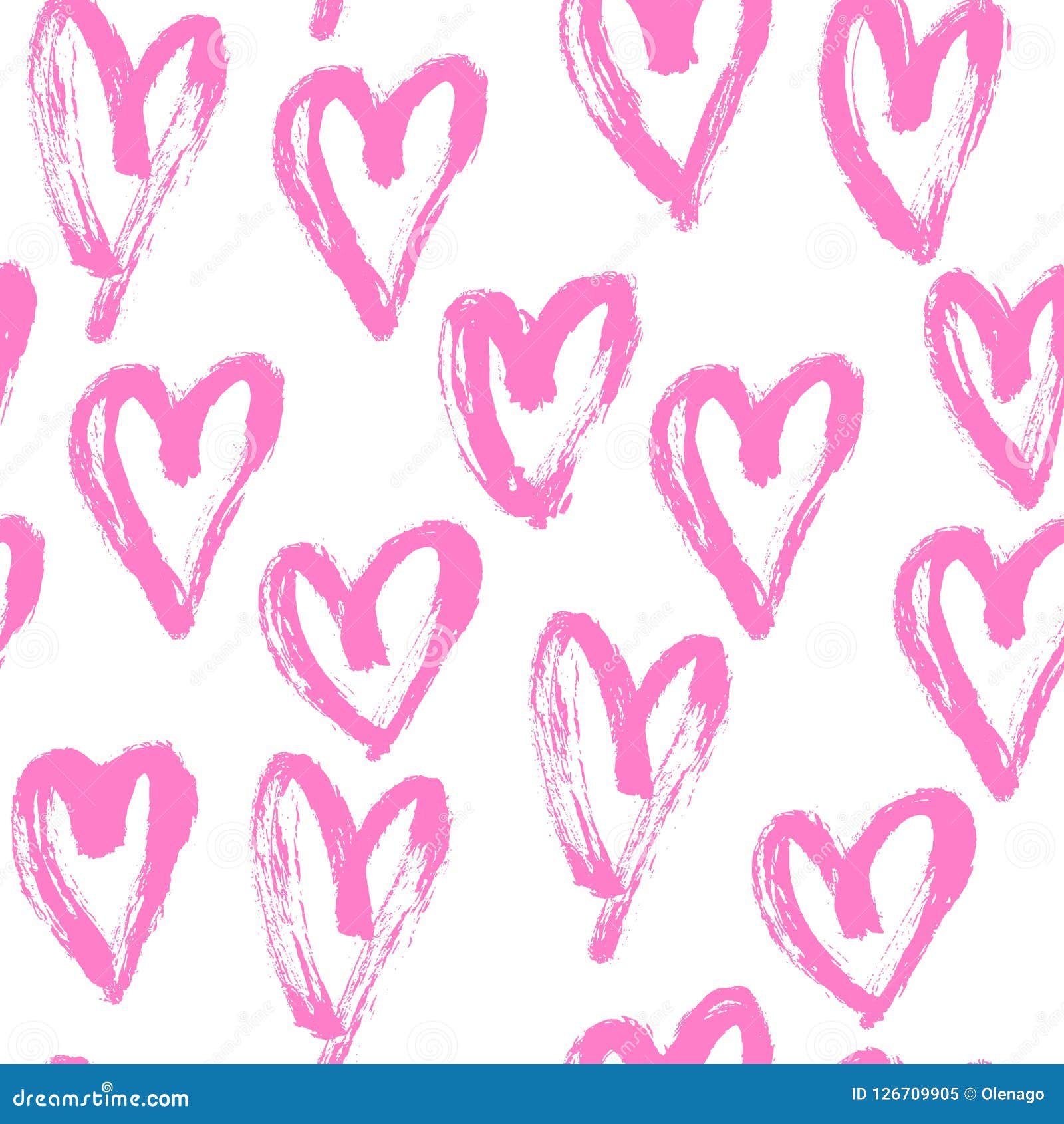 Seamless Heart Abstract Pattern Stock Vector - Illustration of grunge ...