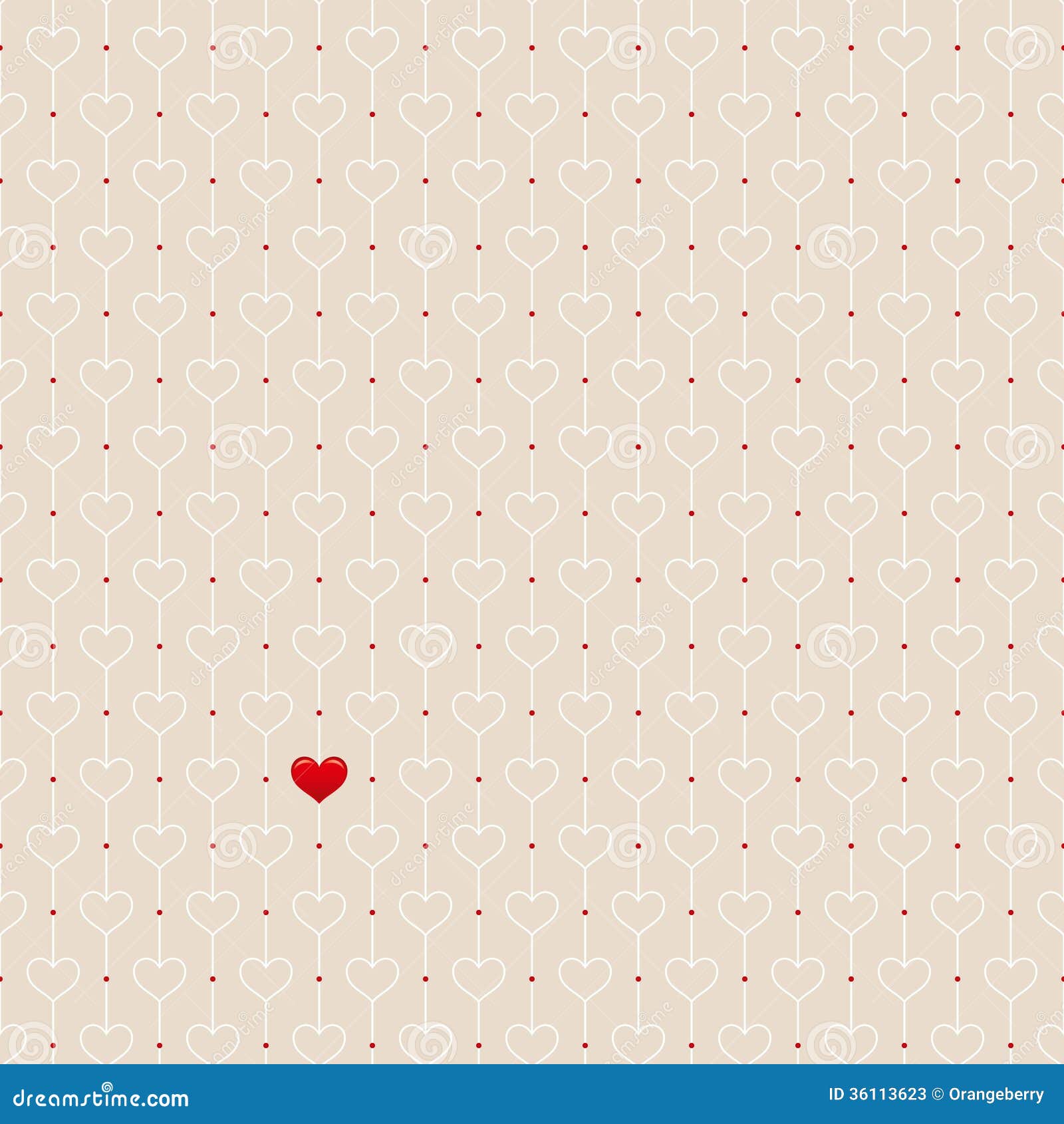 Seamless hearts pattern stock vector. Illustration of print - 36113623