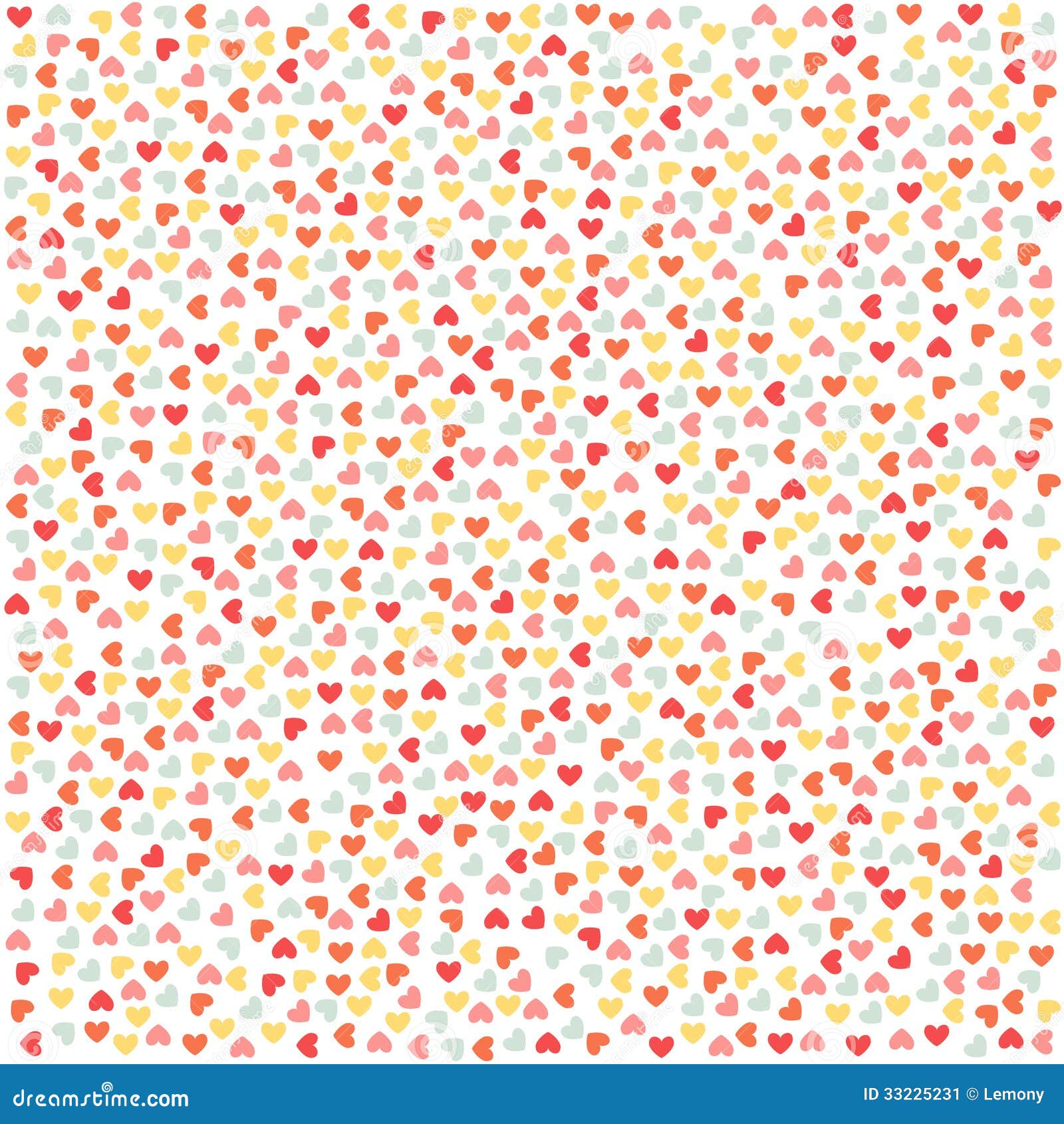 Seamless Hearts Pattern, Wallpaper Stock Vector - Illustration of ...