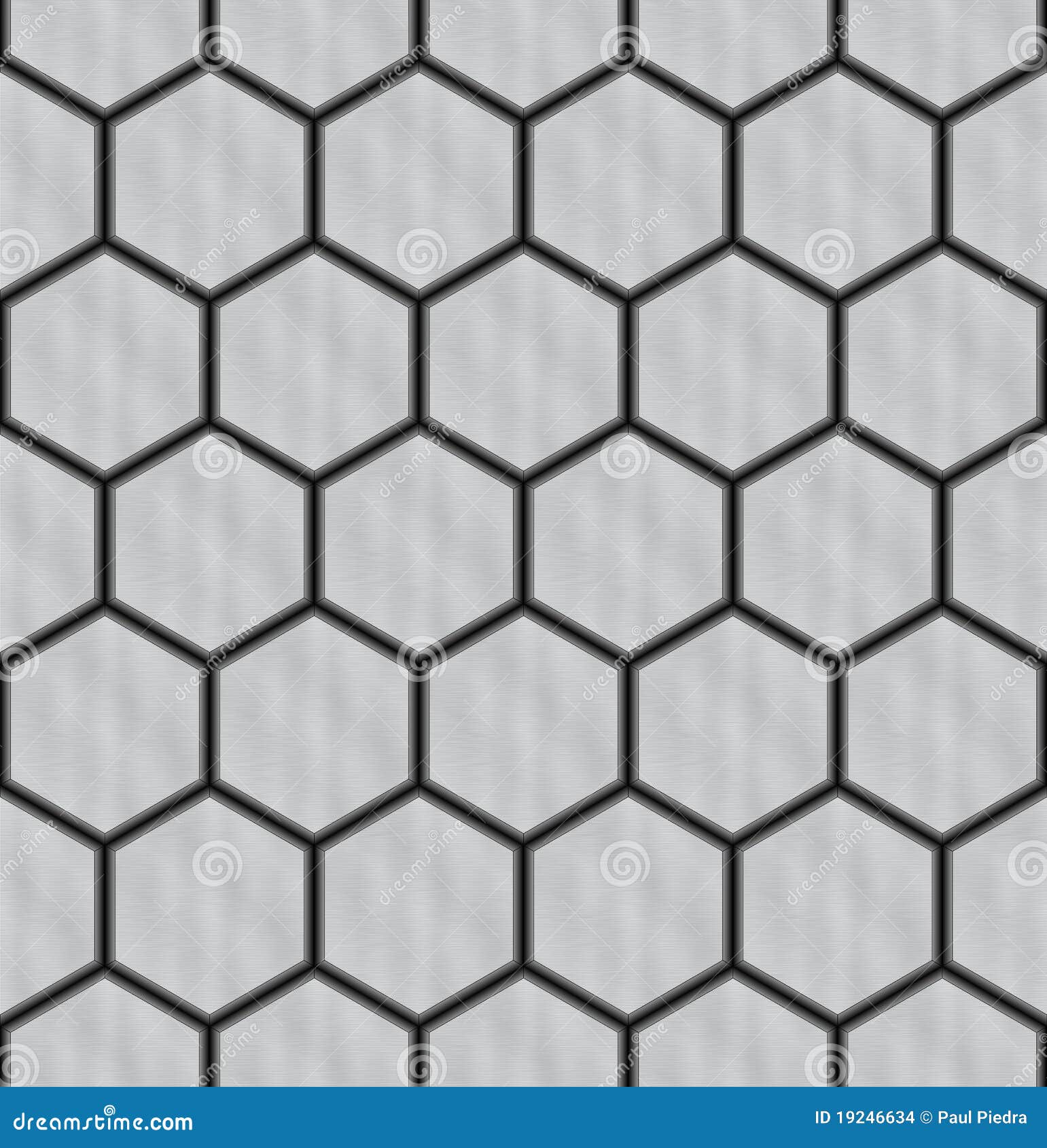 Seamless Hex Background stock vector. Illustration of brushed - 19246634