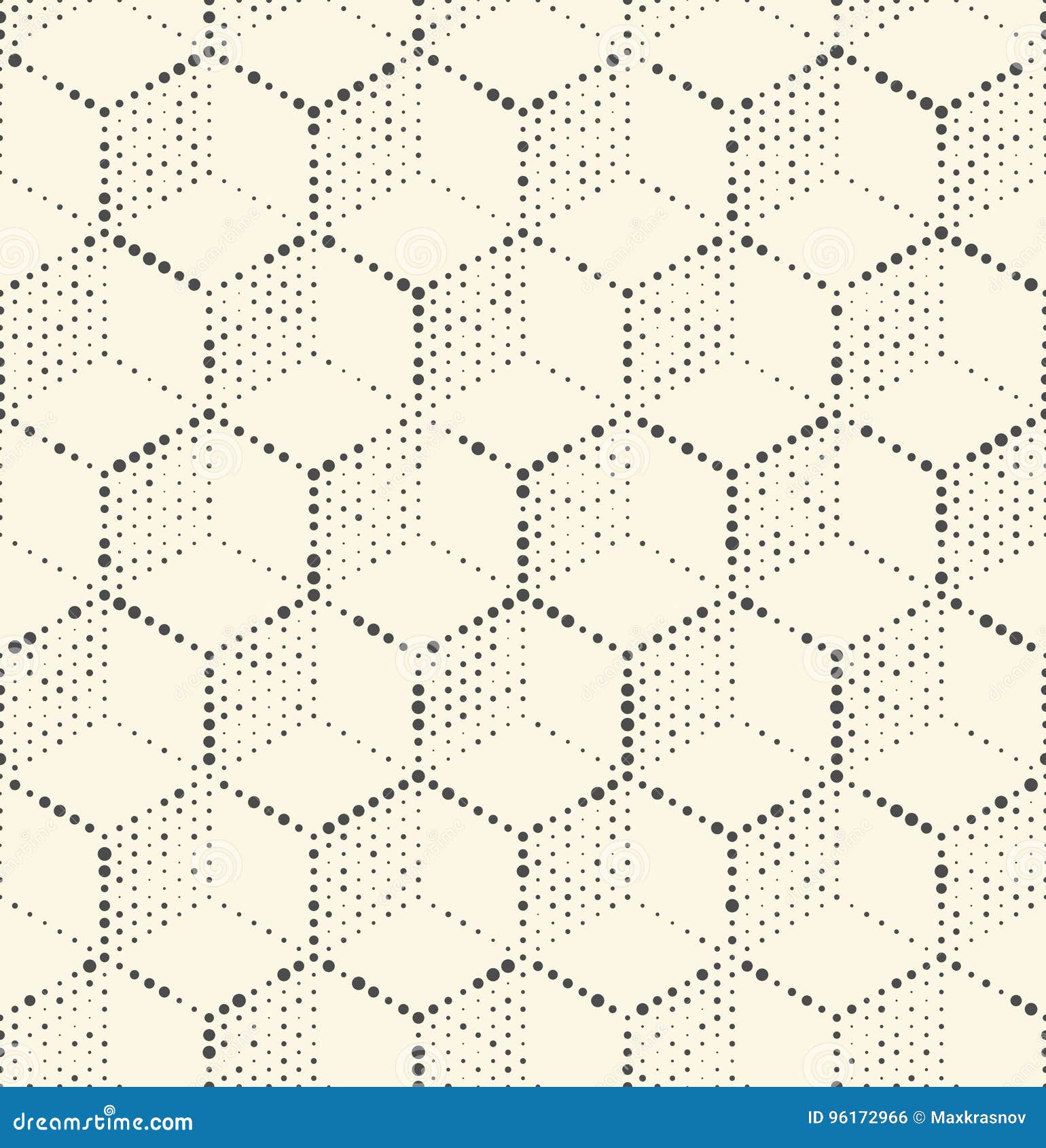 Seamless Hexagon Monochrome Wallpaper. Chaotic Pixel Background Stock ...