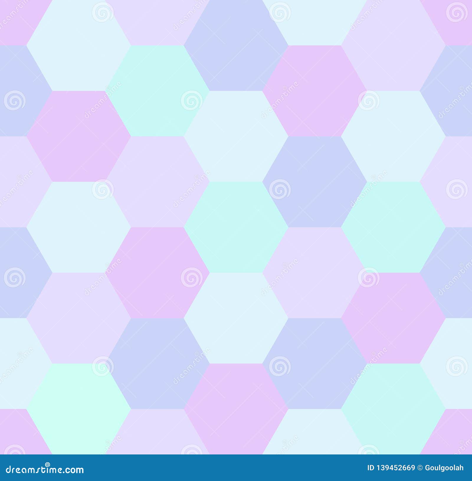 Seamless Hexagon Pattern. Vector Illustration Stock Illustration ...