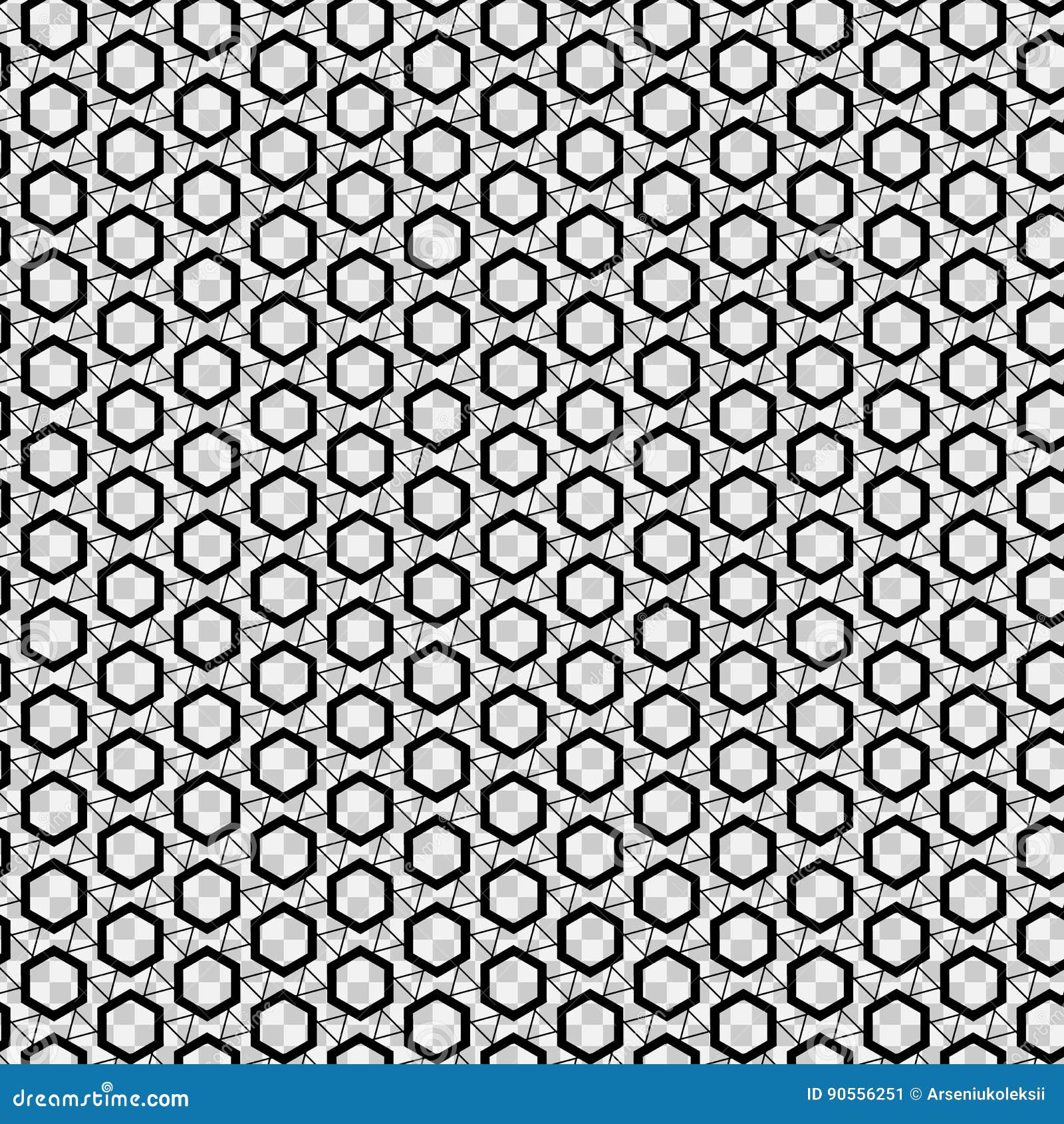 Seamless Hexagon Texture on the Background. Stock Vector - Illustration ...