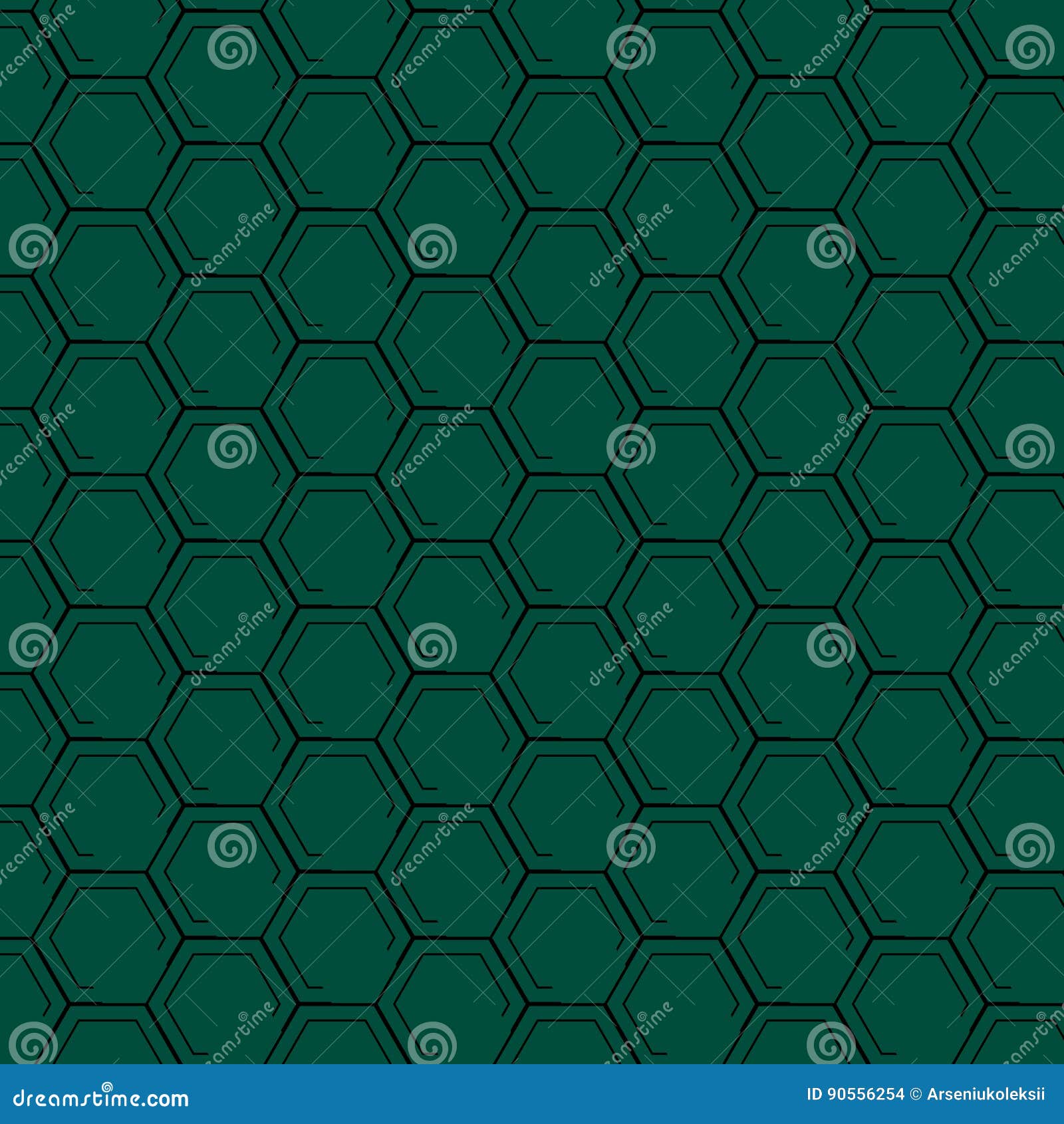 Seamless Hexagon Texture. Vector Illustration | CartoonDealer.com #90556254